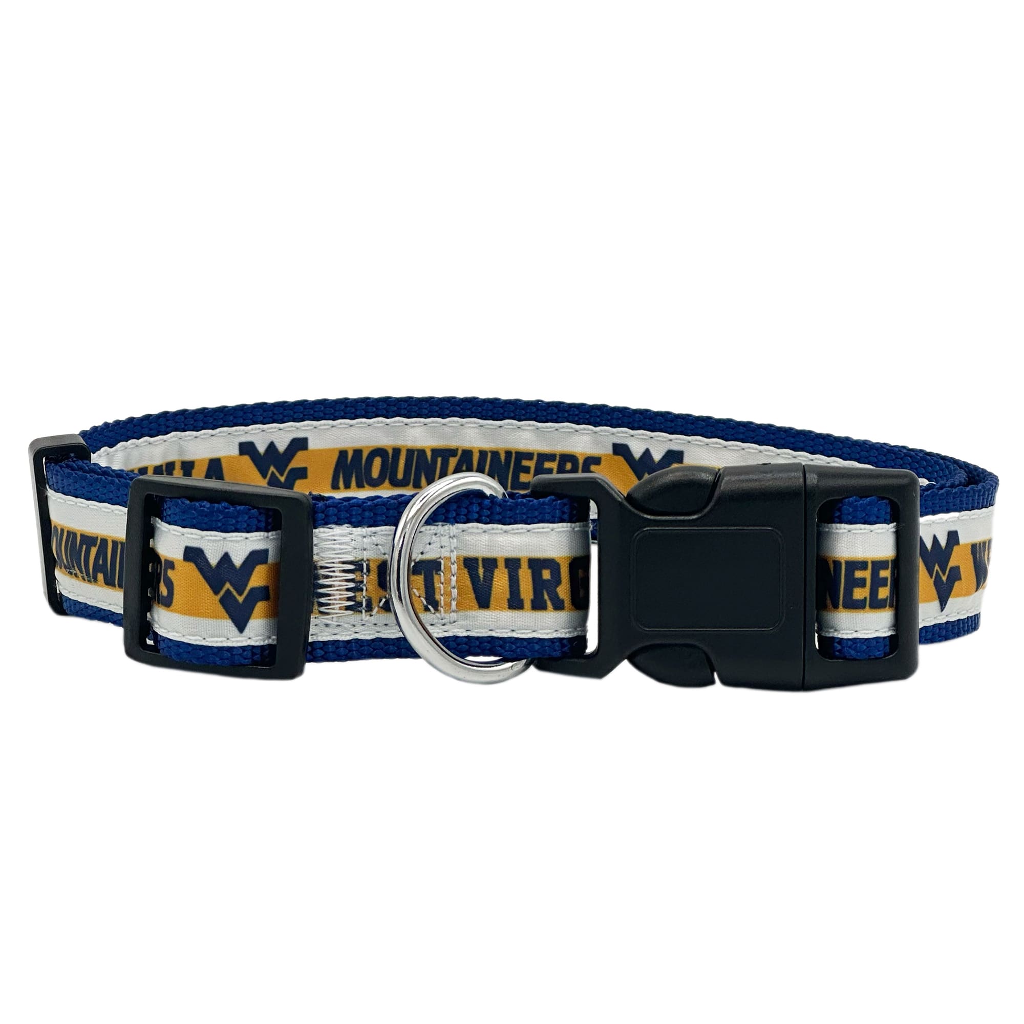 Pets First West Virginia Satin Dog Collar, Medium | Petco