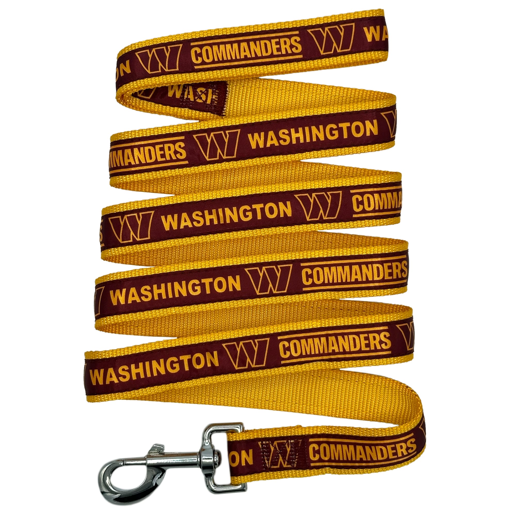 Pets First Washington Commanders Satin Ribbon Dog Leash, 0.5 ft ...