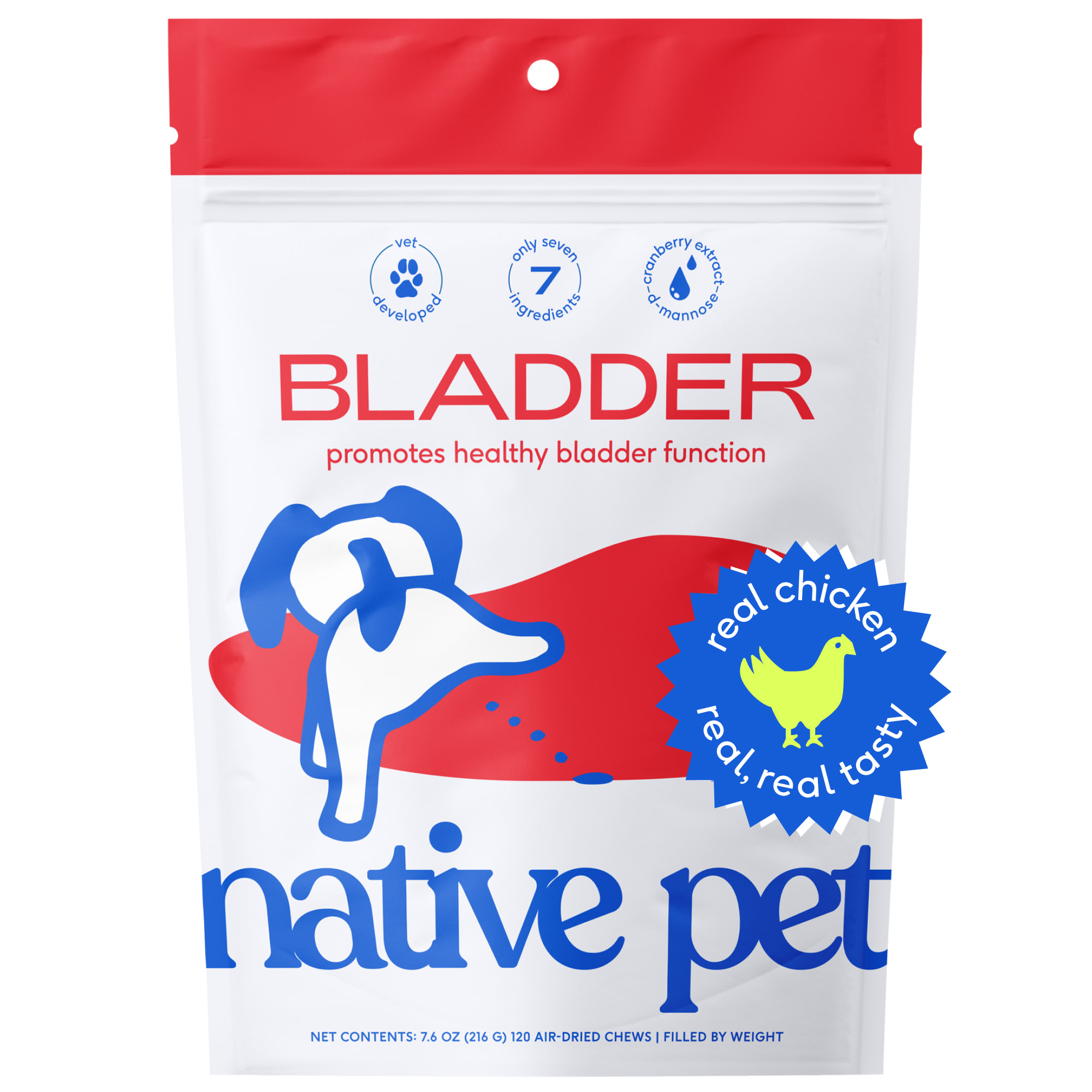 Native Pet Cranberry Bladder Chews Kidney & Urinary Supplement for Dogs ...