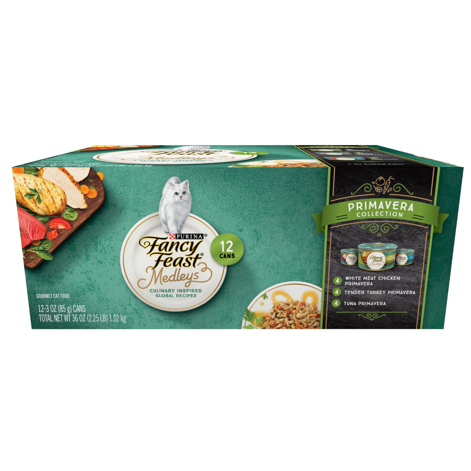Fancy Feast Medleys Primavera Collection Wet Cat Food Variety Pack, 3 ...