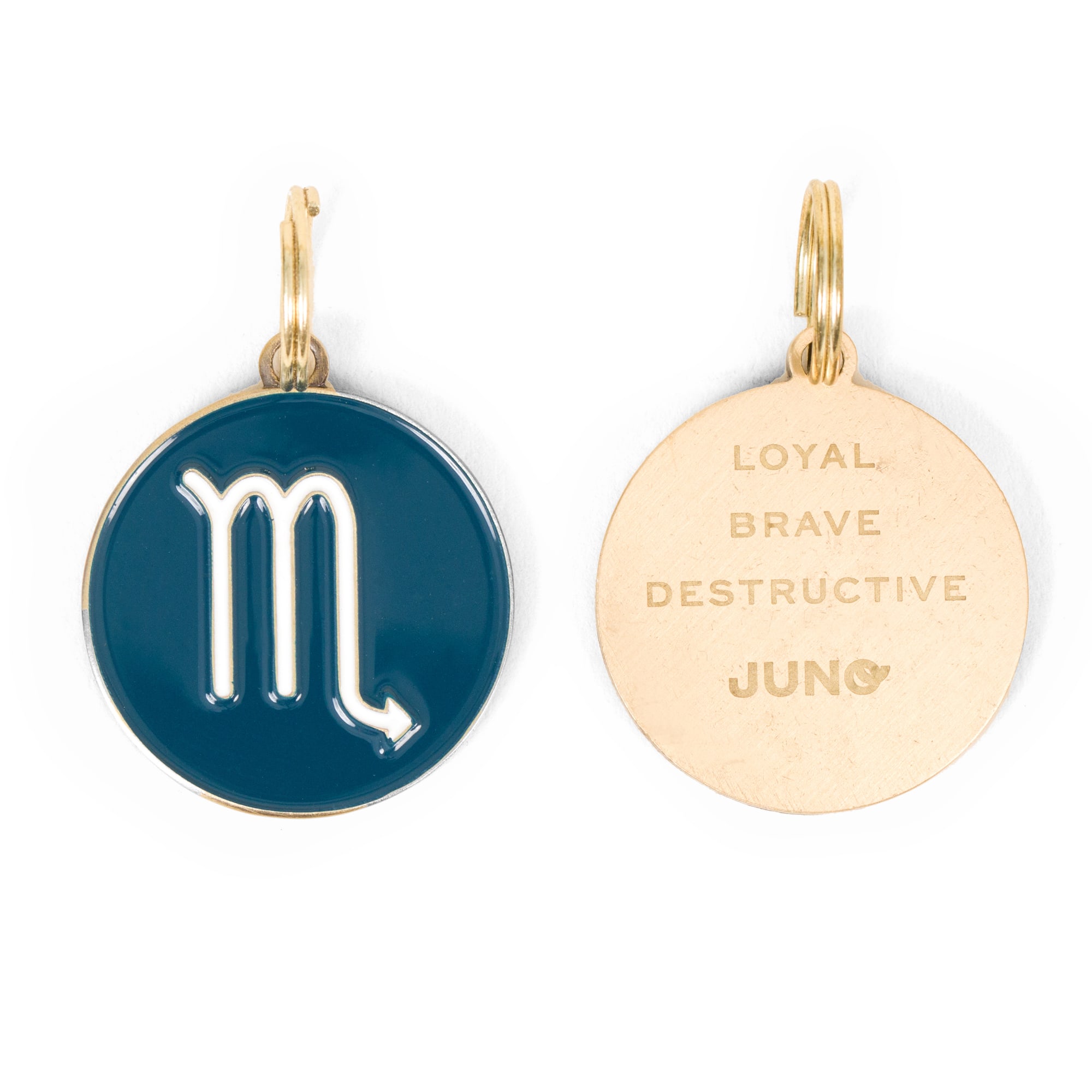Juno Dog Co. Scorpio Enamel Zodiac Dog Tag | Petco