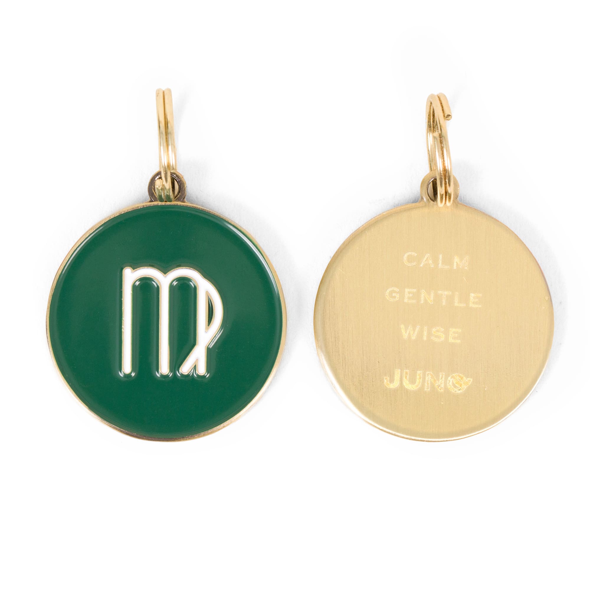 Juno Dog Co. Virgo Enamel Zodiac Dog Tag | Petco