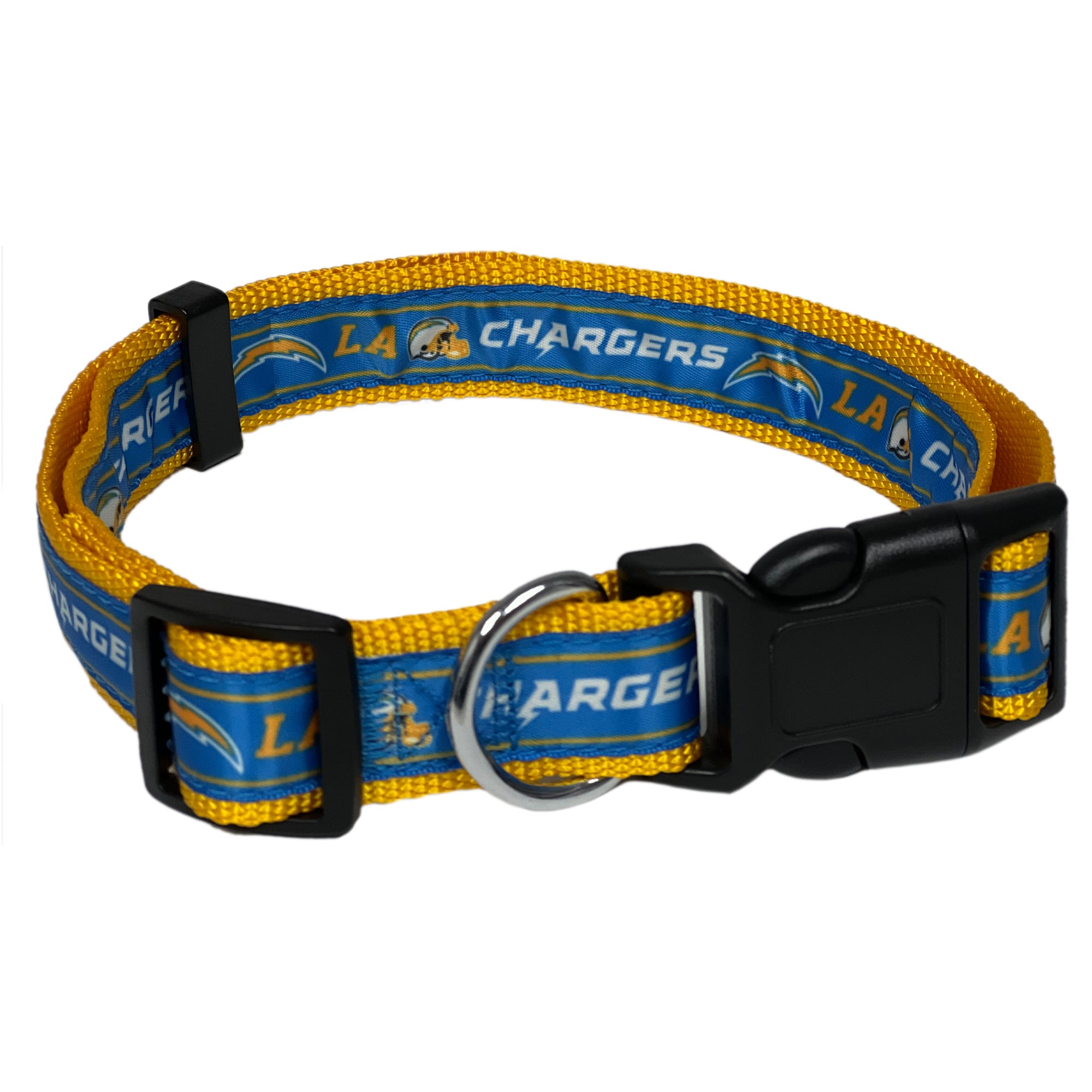 Pets First Los Angeles Chargers Satin Dog Collar, Small | Petco