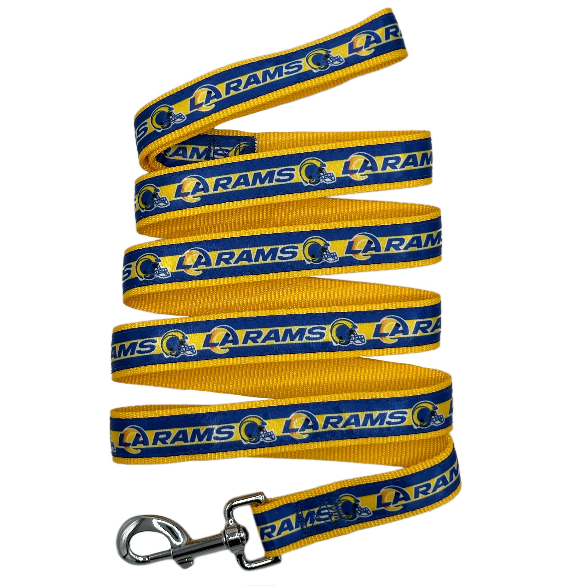 Pets First Los Angeles Rams Satin Dog Leash, Medium | Petco