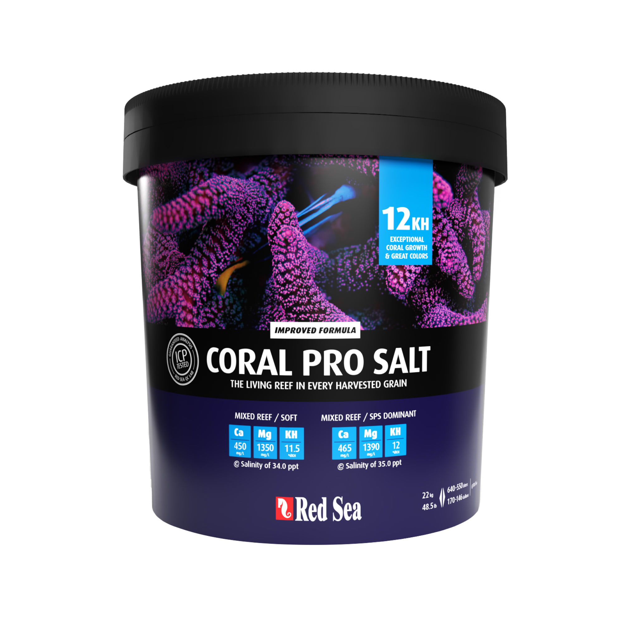 Red Sea Coral Pro Salt, Treats 175 Gallons, 48.5 lbs. | Petco