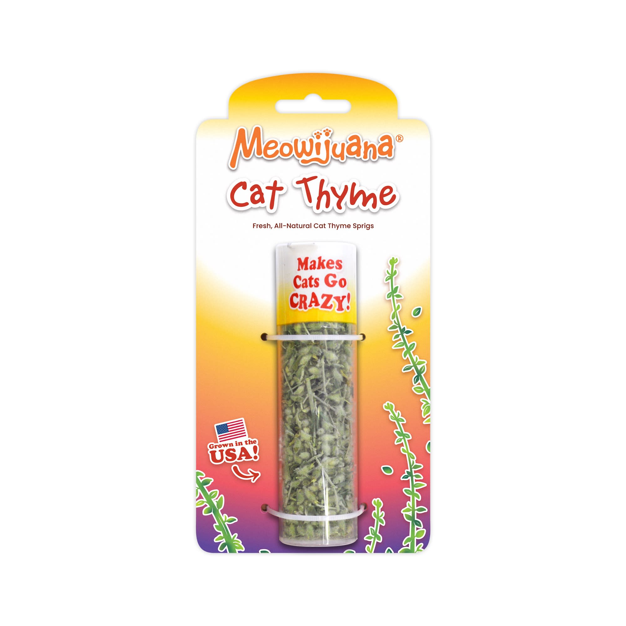 Meowijuana Thyme Sprigs Cat Toy, Small | Petco