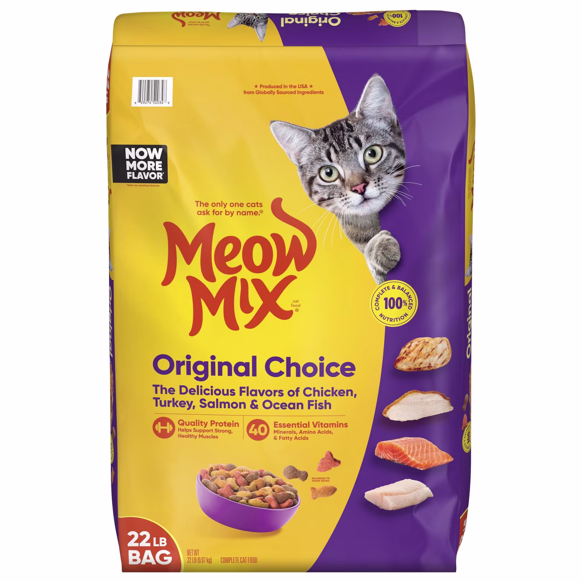Meow Mix Original Choice Dry Cat Food, 22 lbs. | Petco