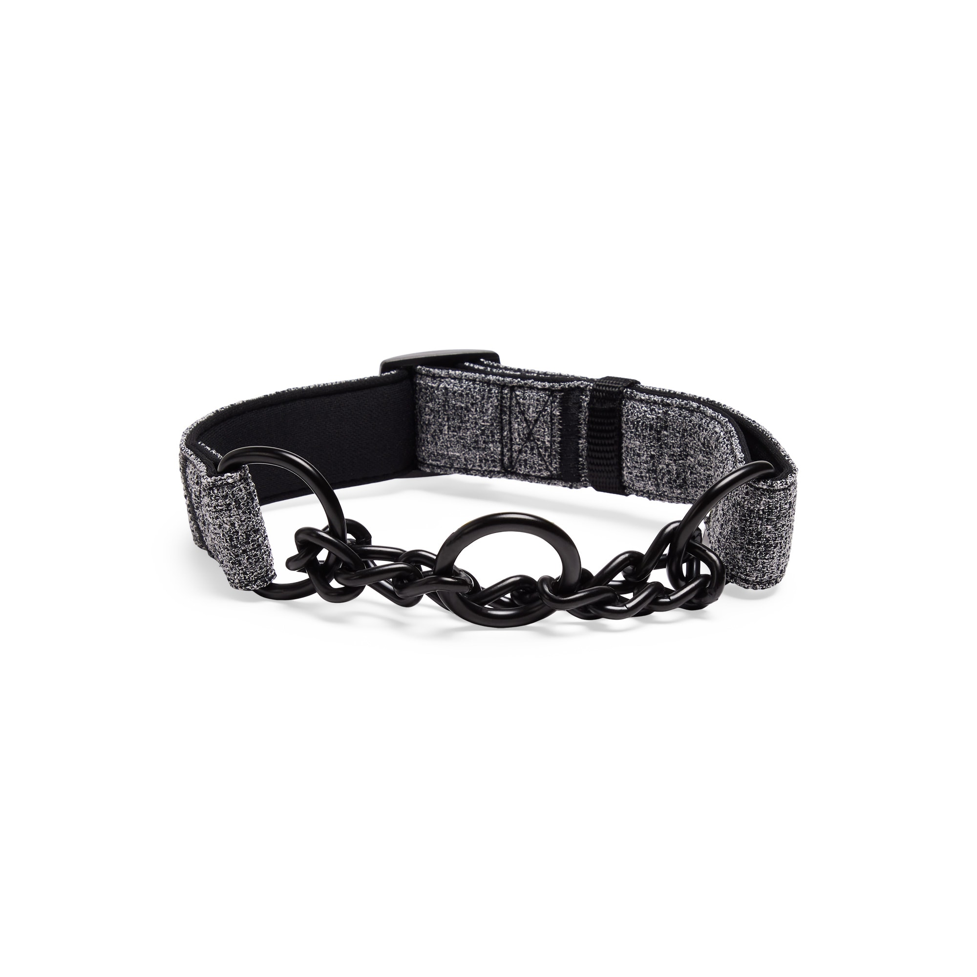 YOULY Black Martingale Dog Collar, Small | Petco
