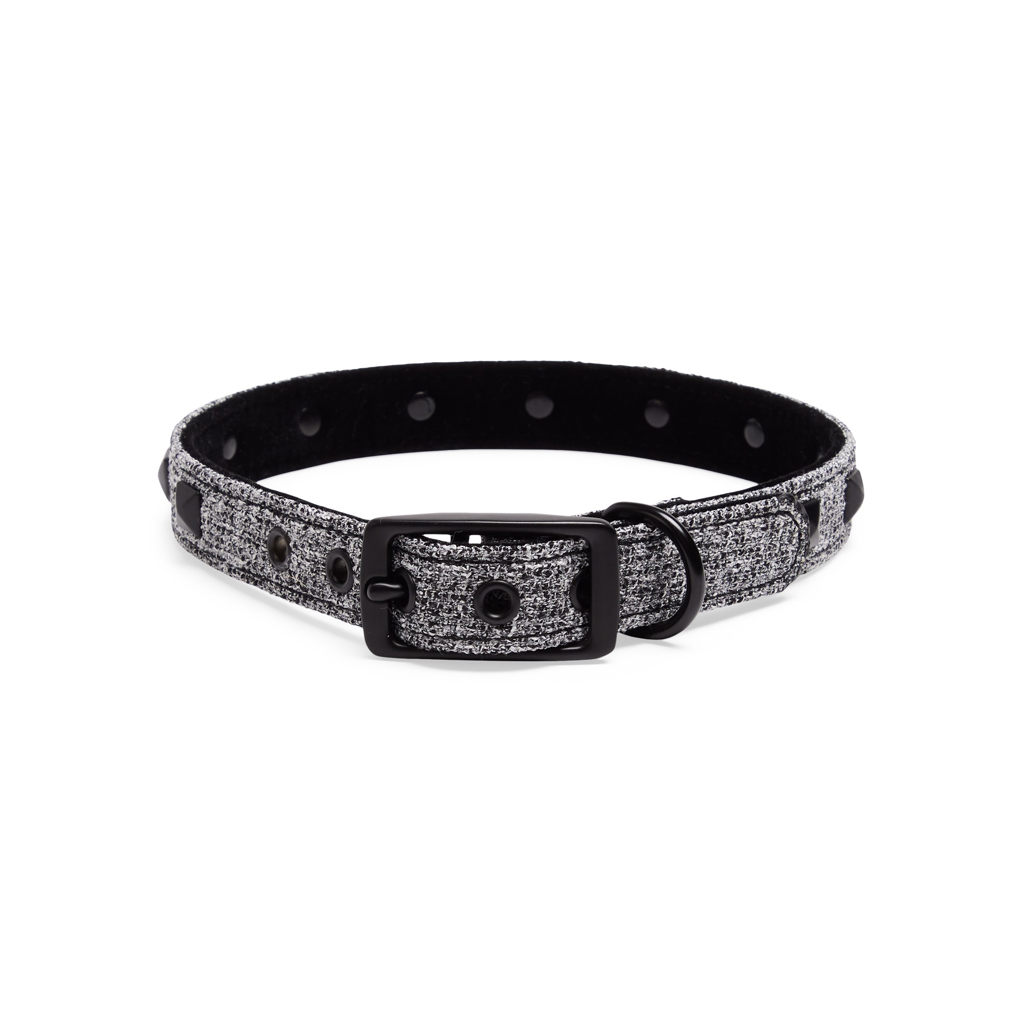 YOULY Black Stud Dog Collar, Small | Petco