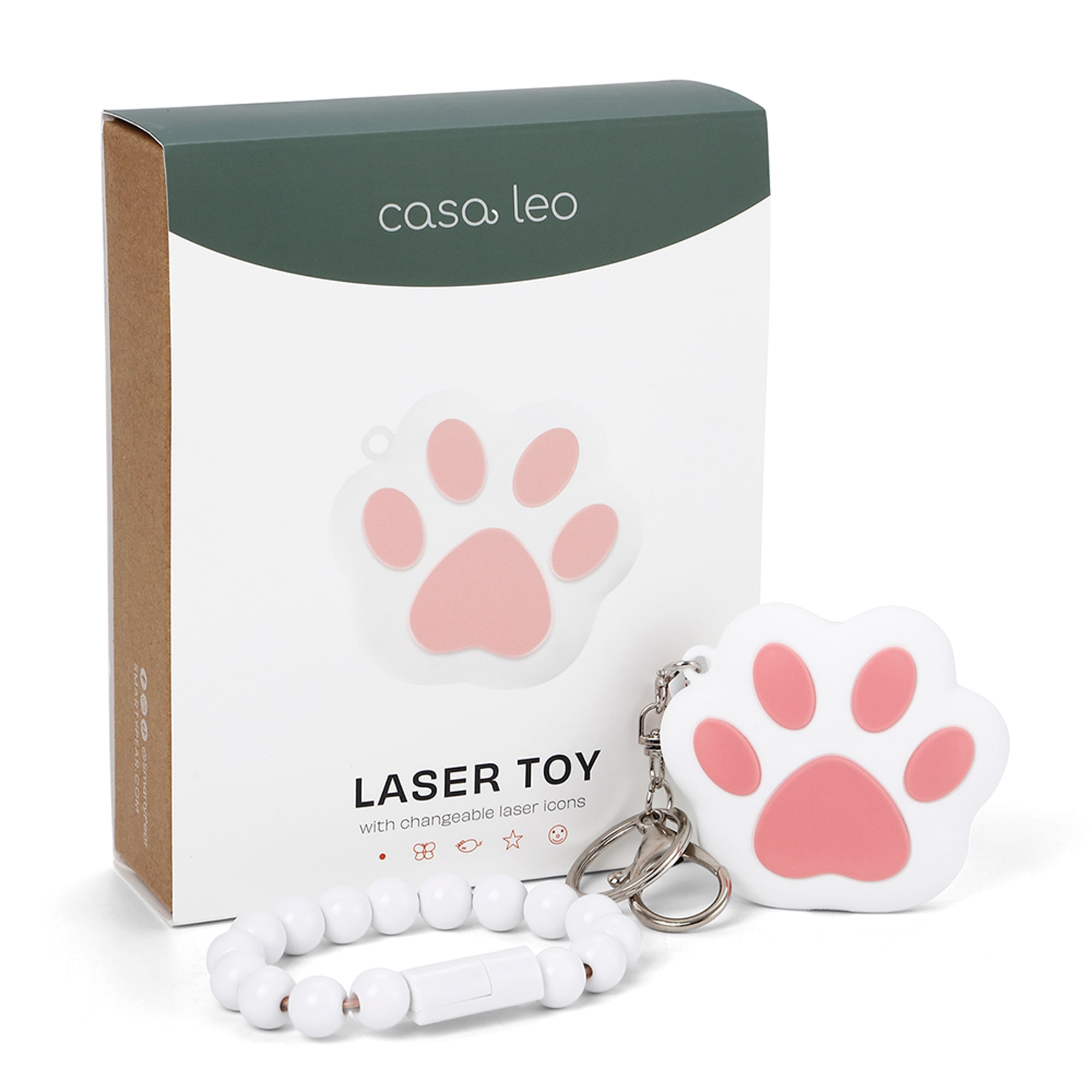 Casa Leo Loo Paw Interactive Laser Cat Toy | Petco