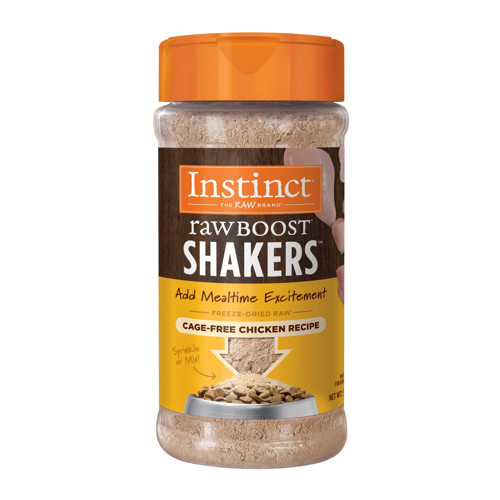 Instinct Raw Boost Shakers Chicken Freeze-Dried Dog Food Topper, 5.5 oz ...