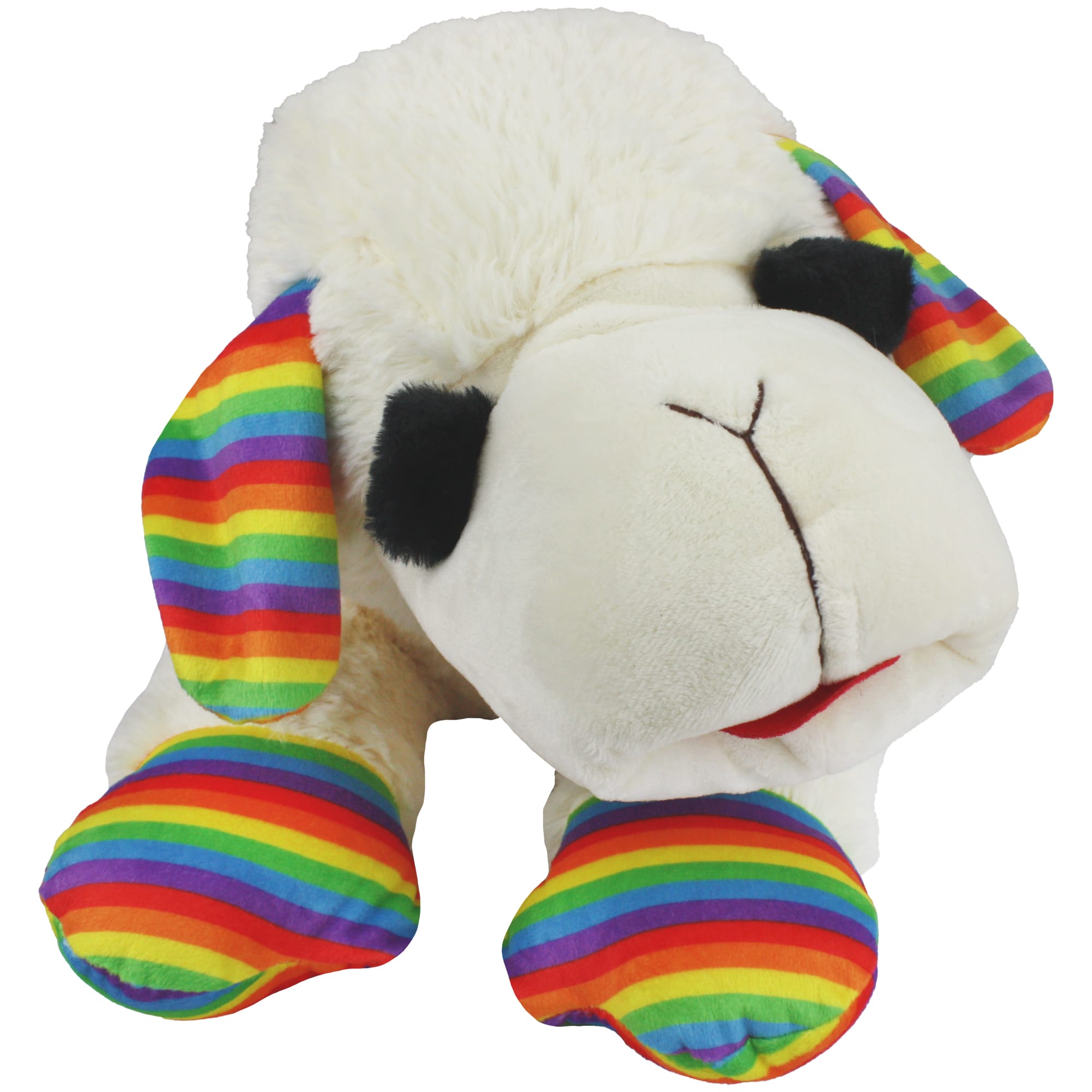 Multipet Lamb Chop Rainbow Dog Toy, 3X-Large | Petco