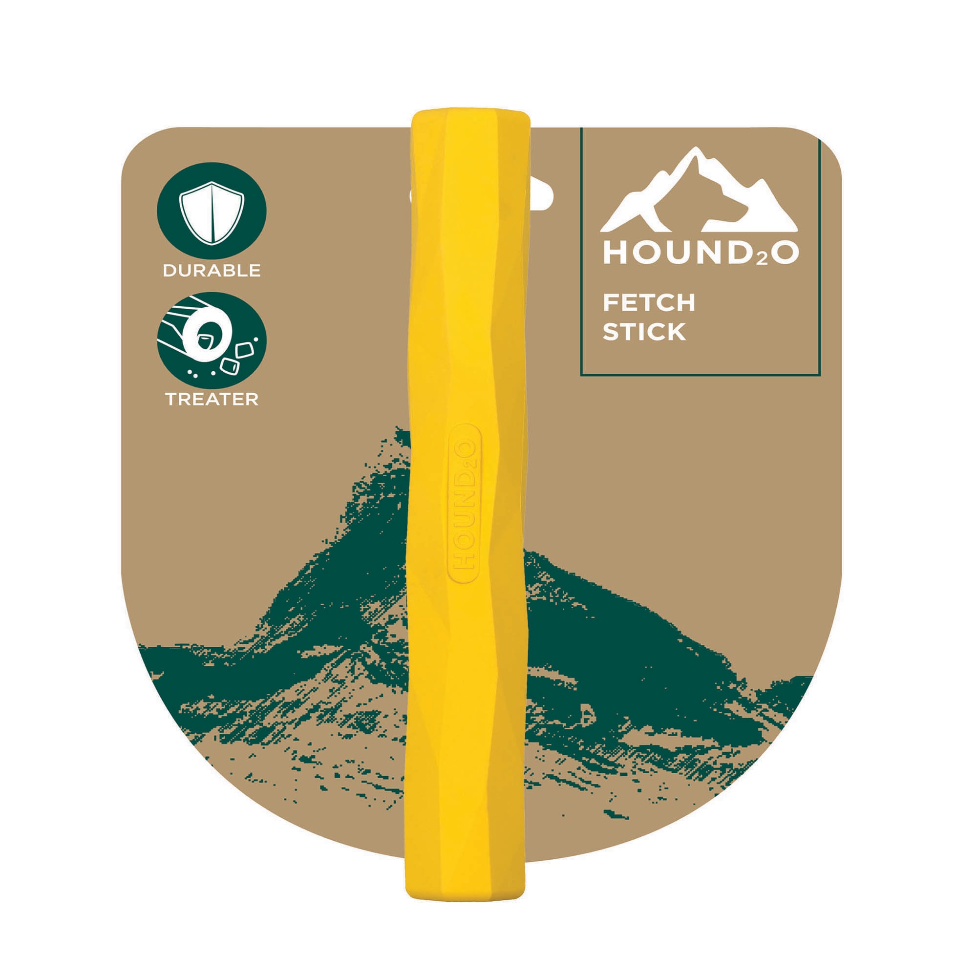 Hound2O Yellow Fetch Stick Dog Toys, Large | Petco