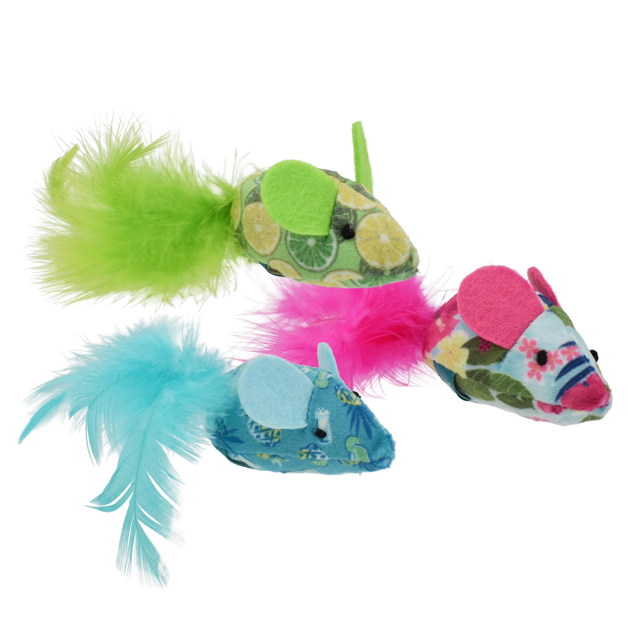 Multipet International Margaritaville Catnip Mice Assorted Cat Toy ...