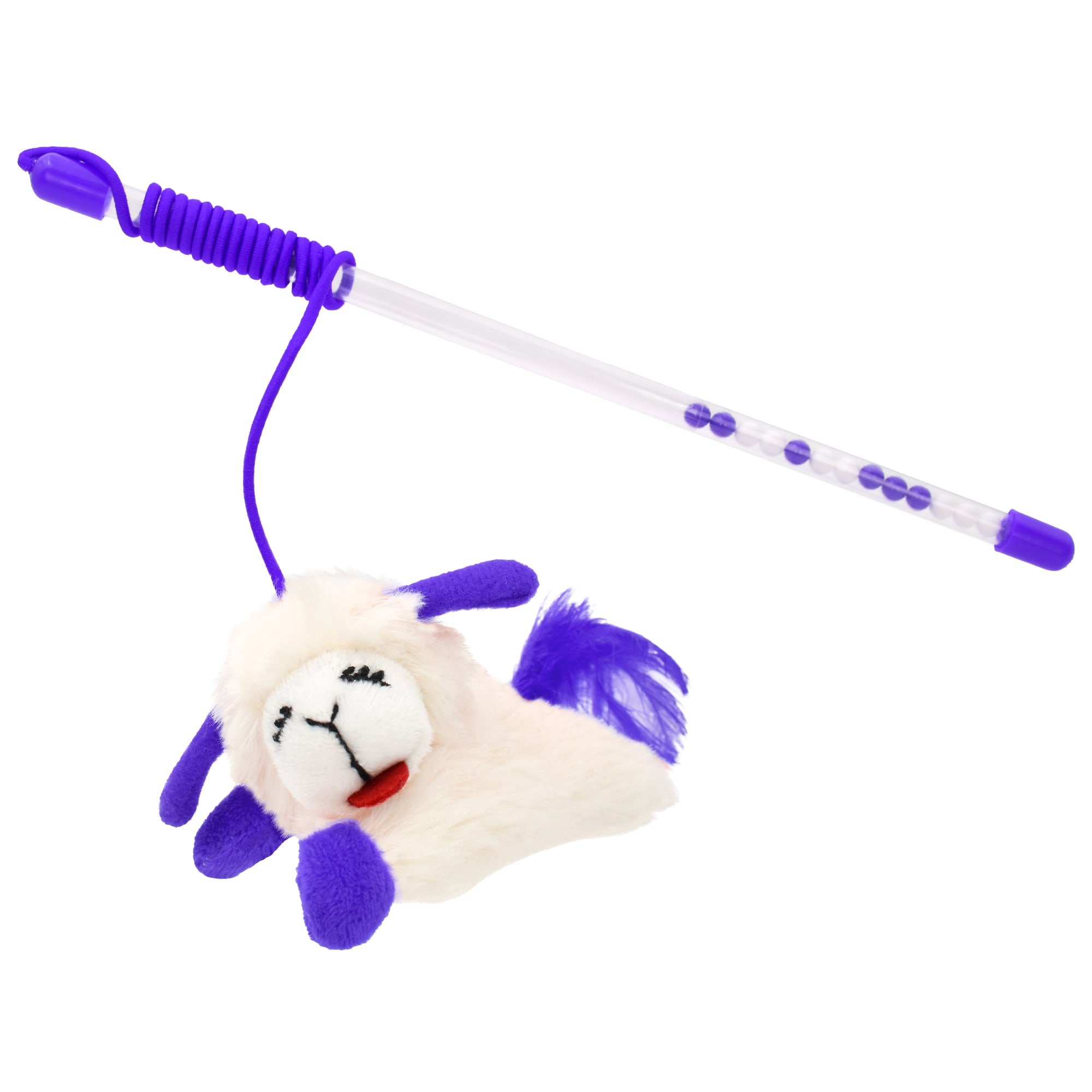 Multipet International Purple Lamb Chop 8" Cat Teaser Toy | Petco