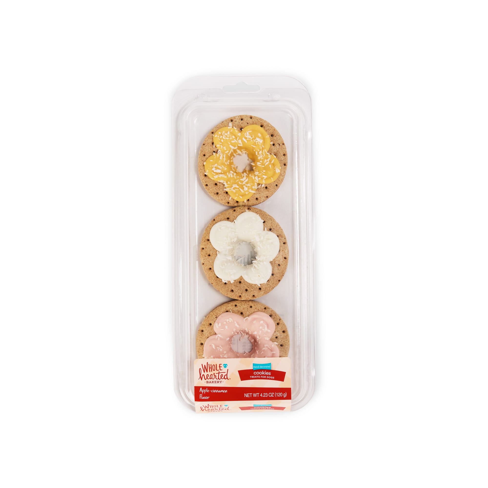 WholeHearted Celebration Donut-Shaped Dog Cookies, 4.23 oz., Pack of 3 ...