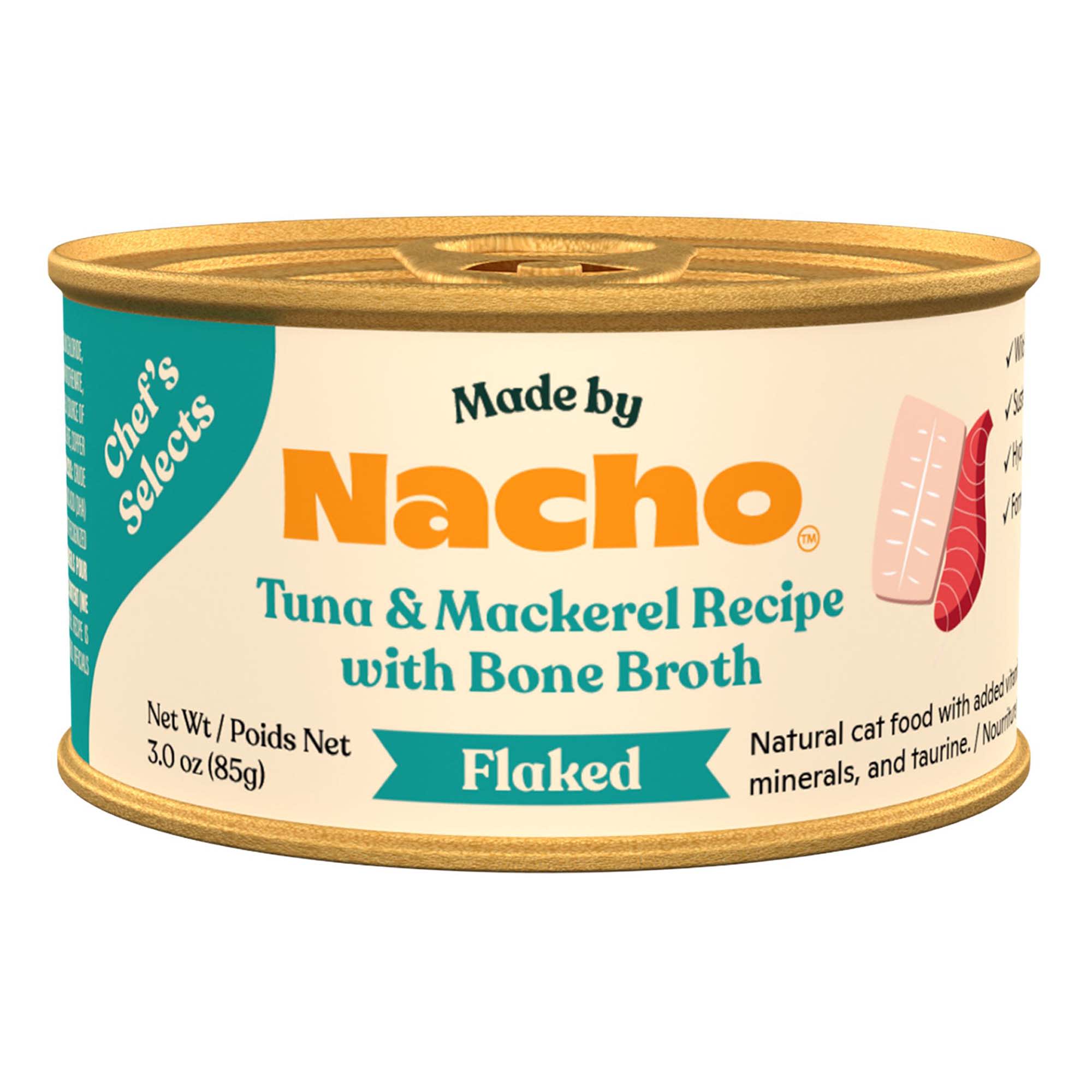 Made by Nacho Chef's Selects High Protein, Grain-Free Flaked Tuna ...