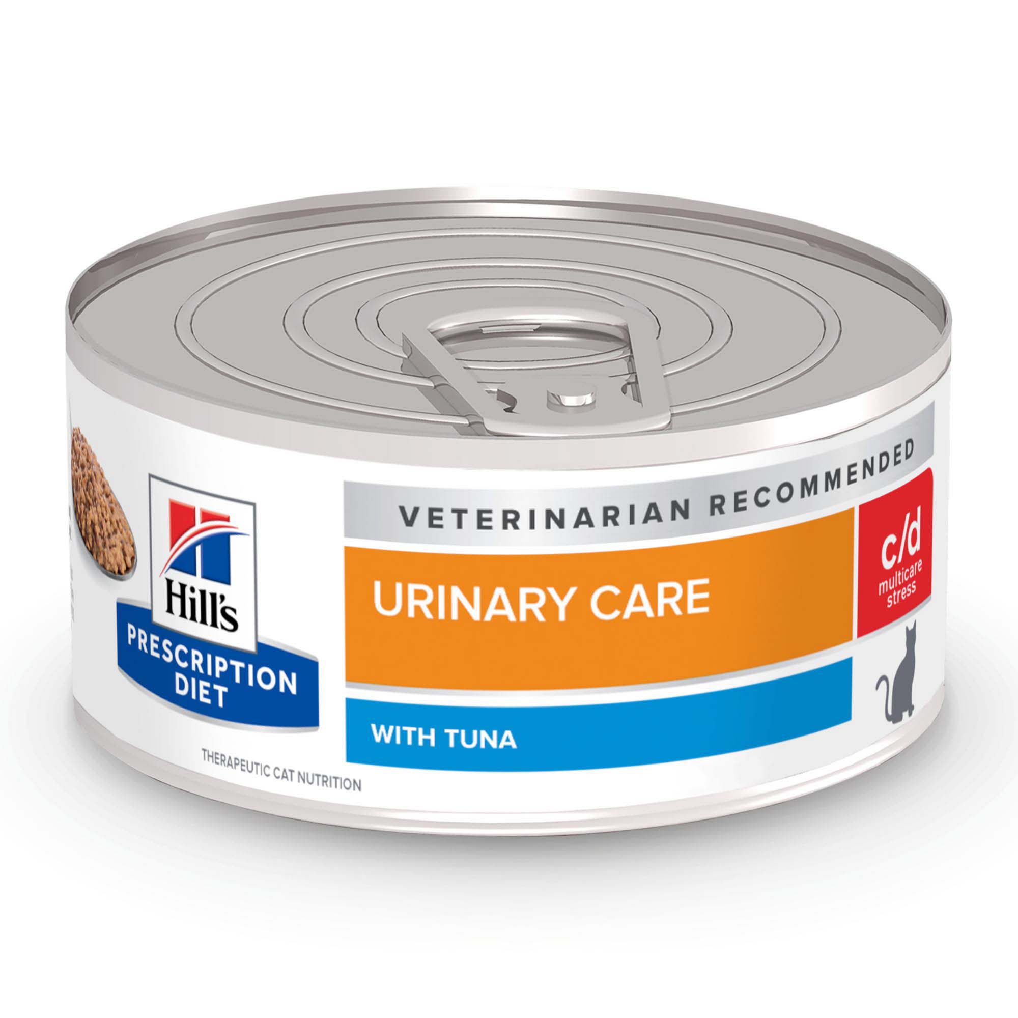 Hill's Prescription c/d Multicare Stress Urinary Tuna Cat Food, 5.5 oz ...