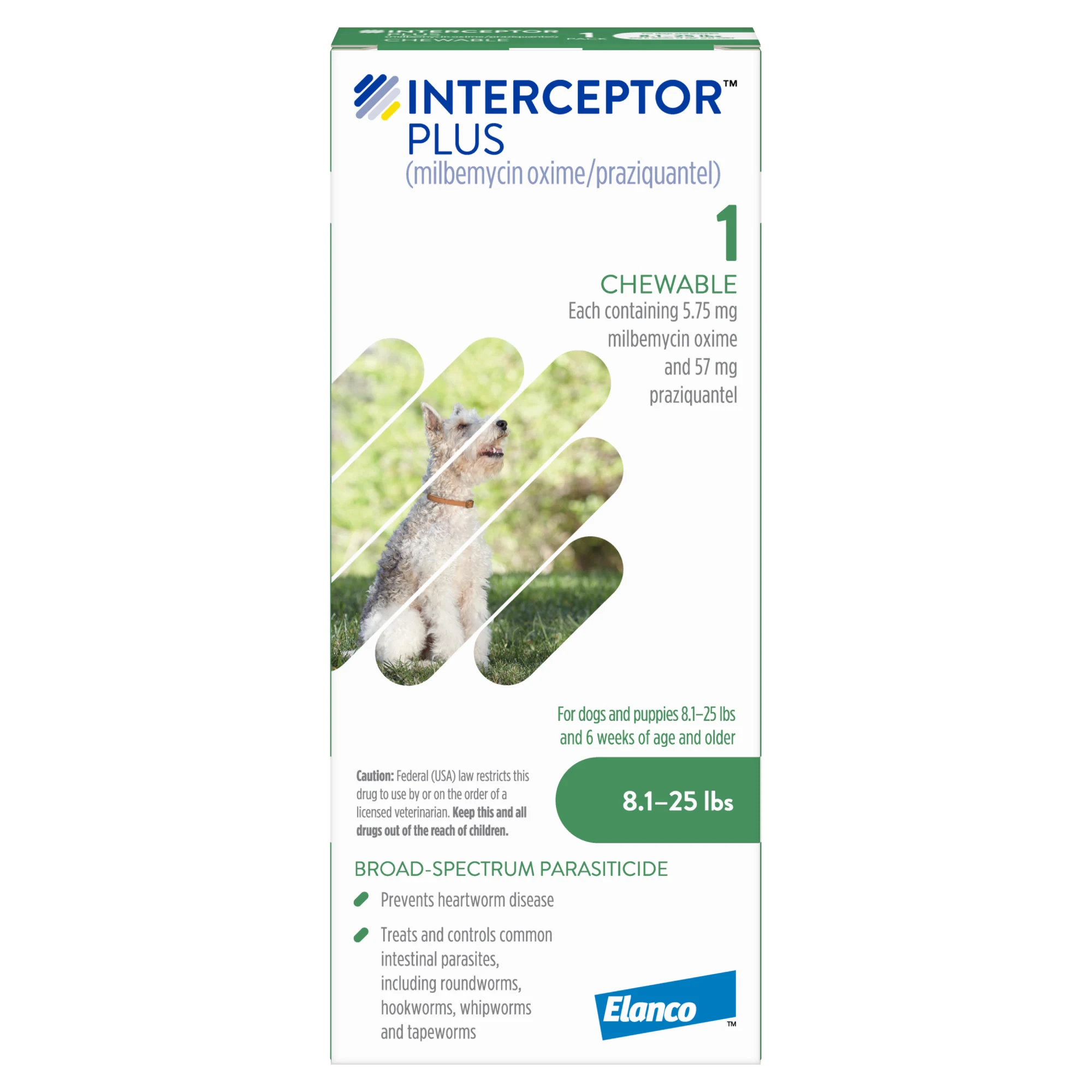 Interceptor Plus Chewables for Dogs 8 to 25 lbs., 1 Month Supply | Petco