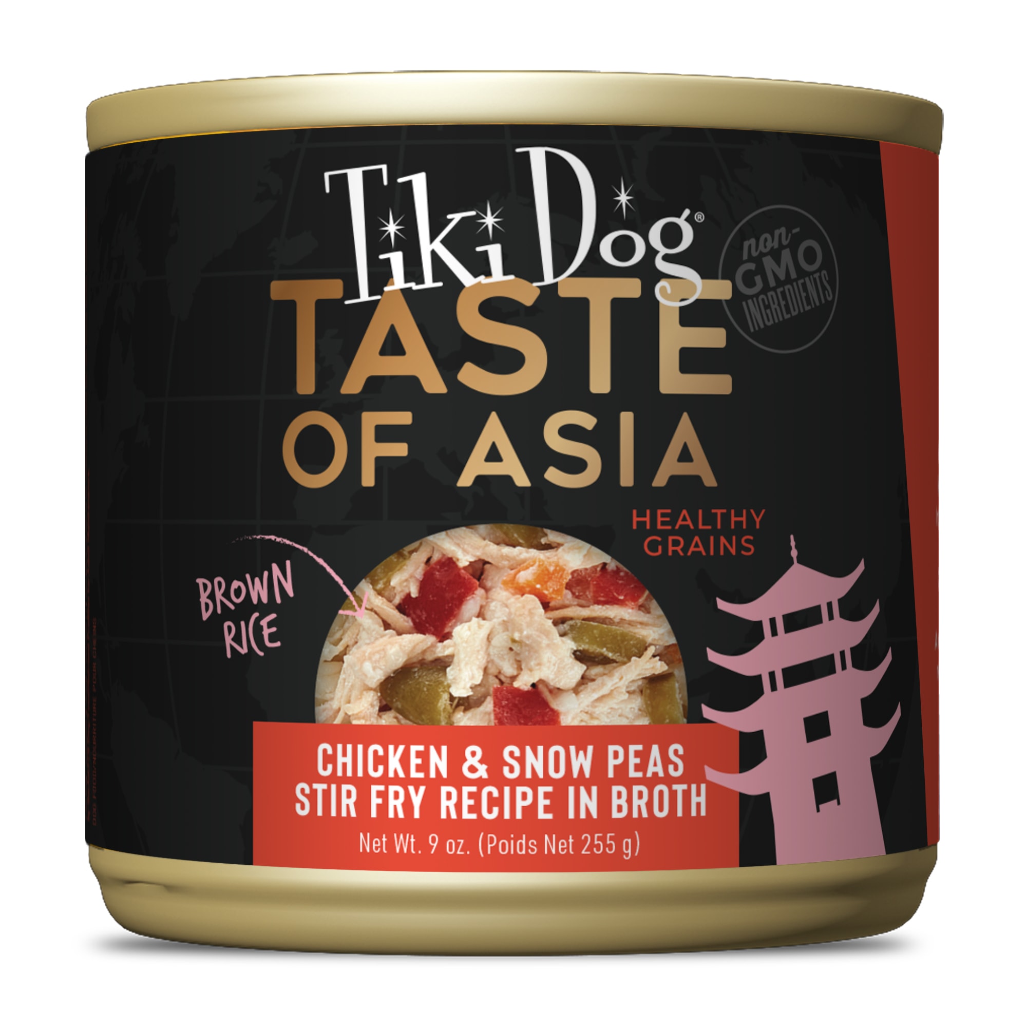 Tiki Dog Taste of the World Asia Chicken & Snow Peas Stir Fry Wet Dog ...
