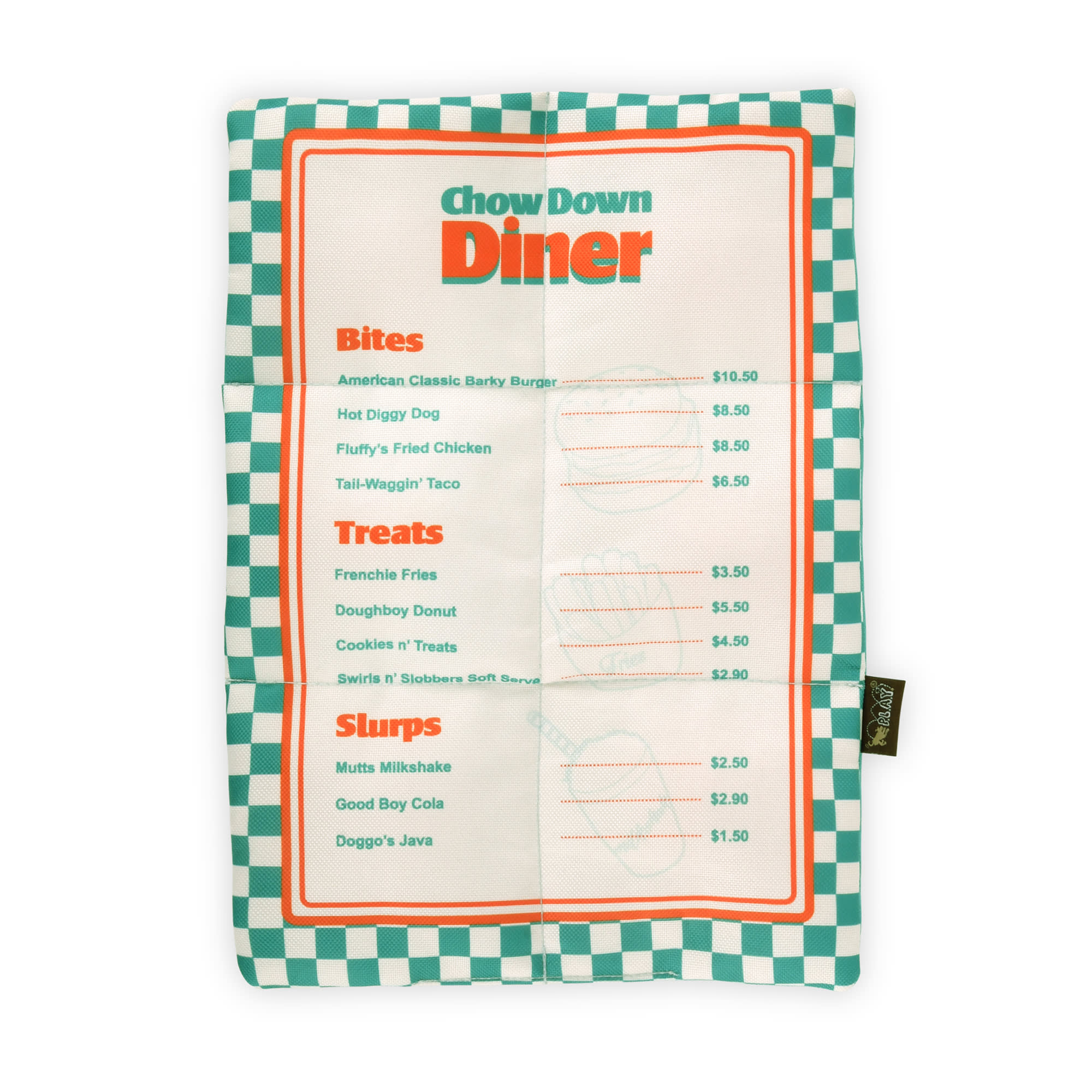 P.L.A.Y. Chow Down Menu Dog Toy, Large | Petco