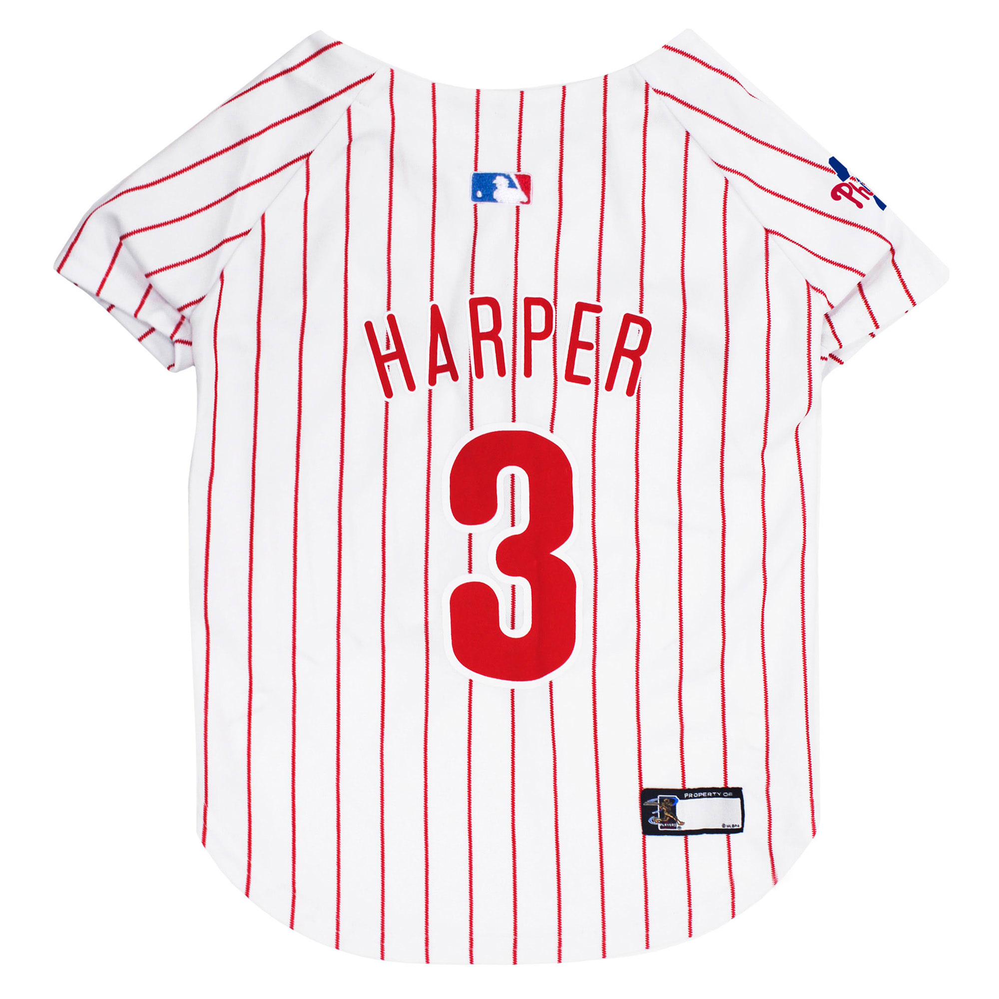 Pets First MLB Bryce Harper Player Pet Jersey, XXL, Philadelphia ...