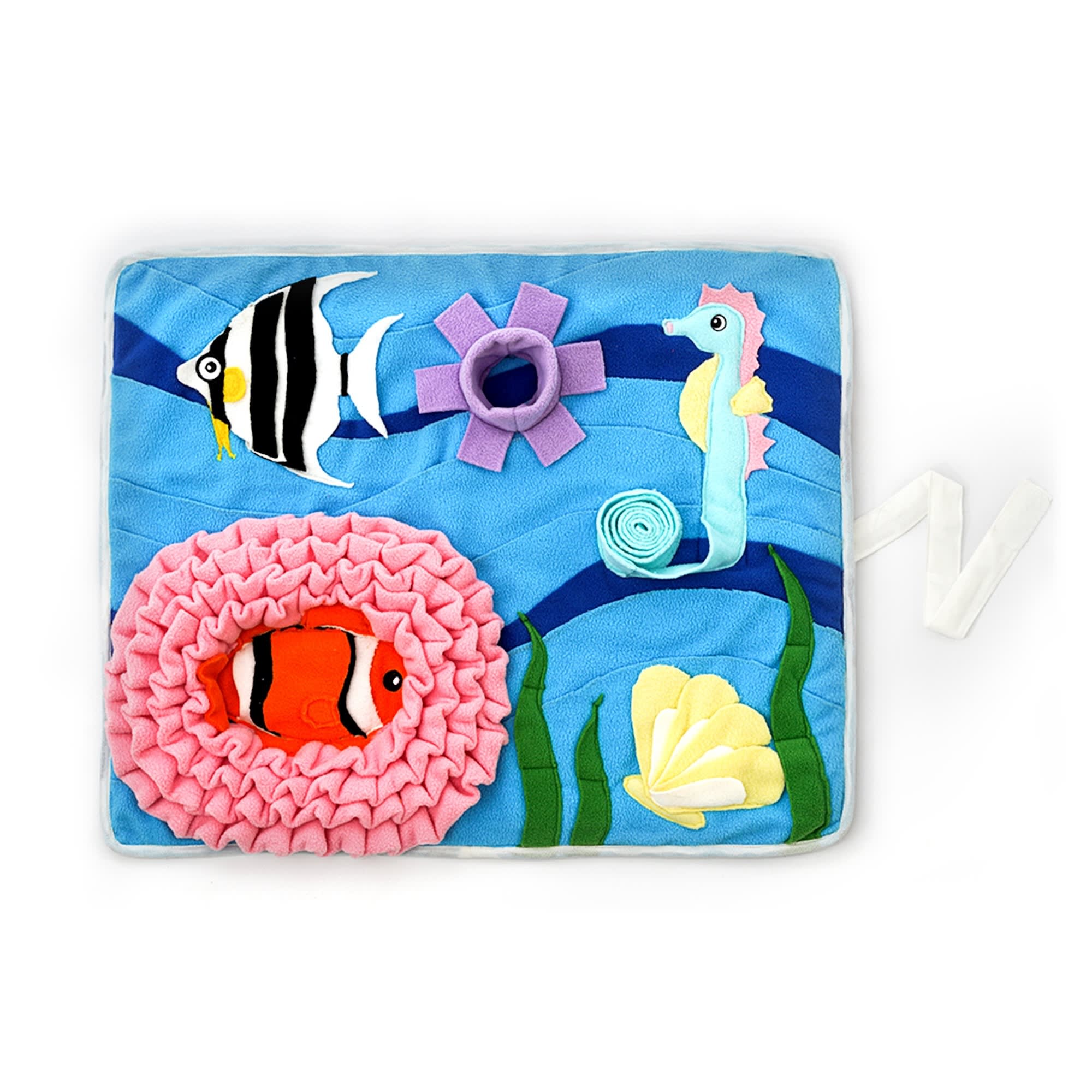 Injoya Under The Sea Snuffle Mat for Dogs, 2.33' L X 2.33' W X 0.5' H ...
