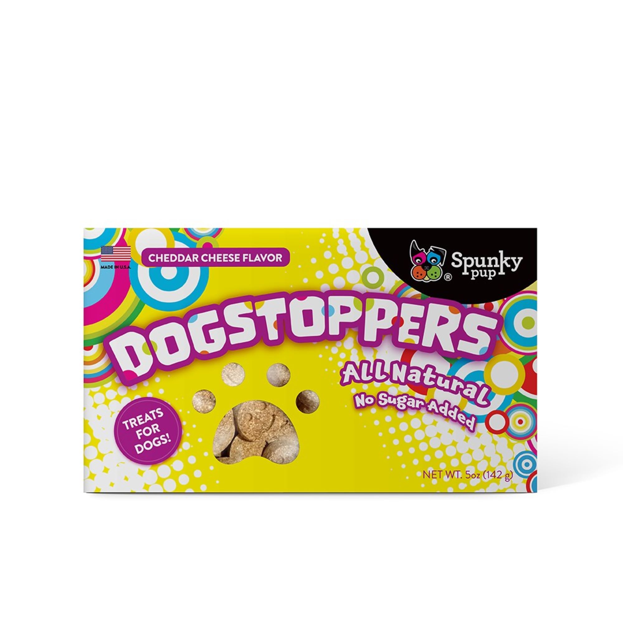 Spunky Pup Dogstoppers Crunchy Biscuit Treats For Dogs, 5 oz. | Petco