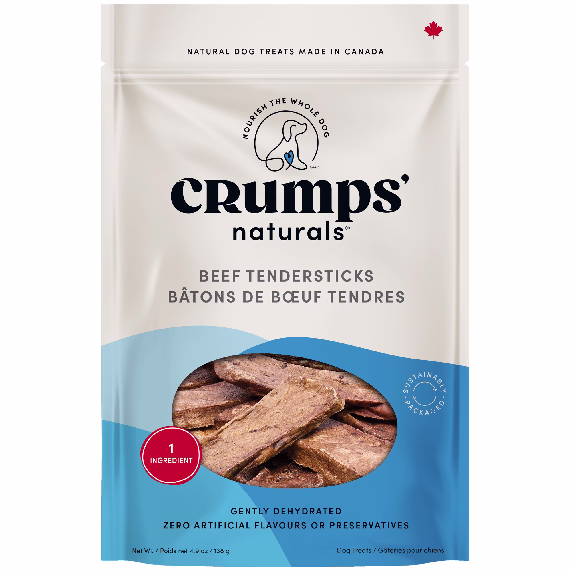 Crumps' Naturals Beef Tendersticks Dog Treats, 4.9 oz. | Petco