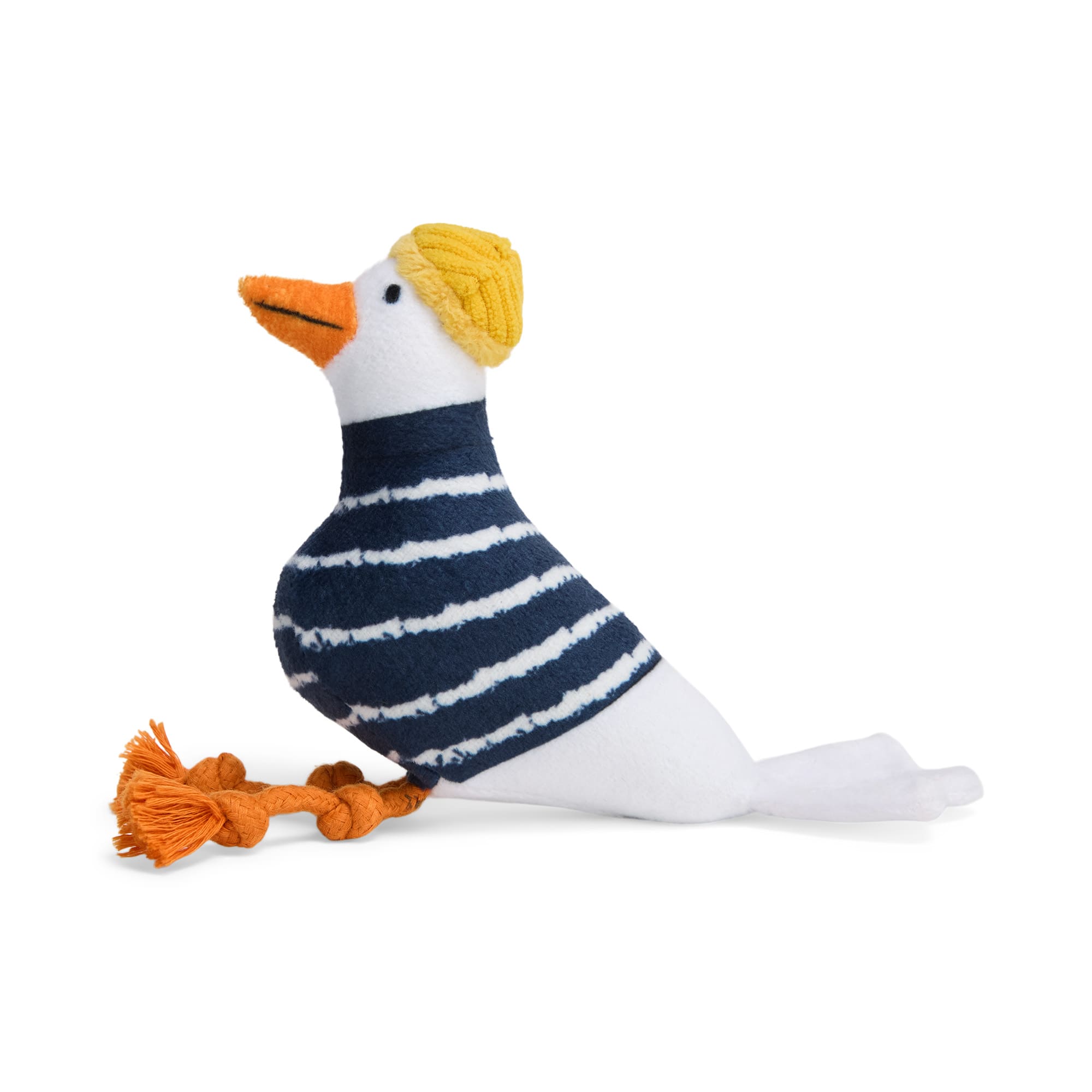 Started As A Bottle Plush Seagull Dog Toy, Small | Petco