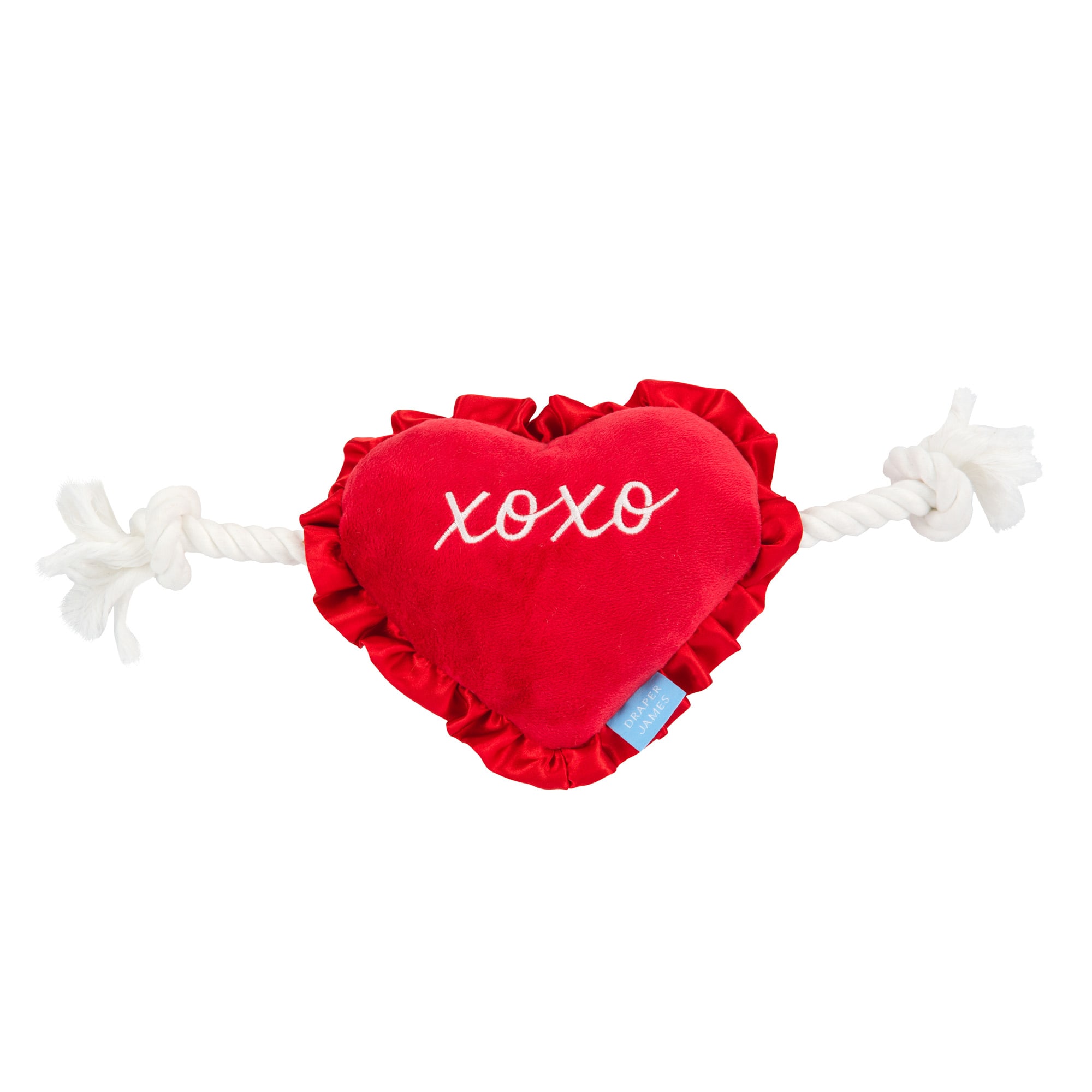Draper James Ruffle Heart Plush Dog Toy | Petco