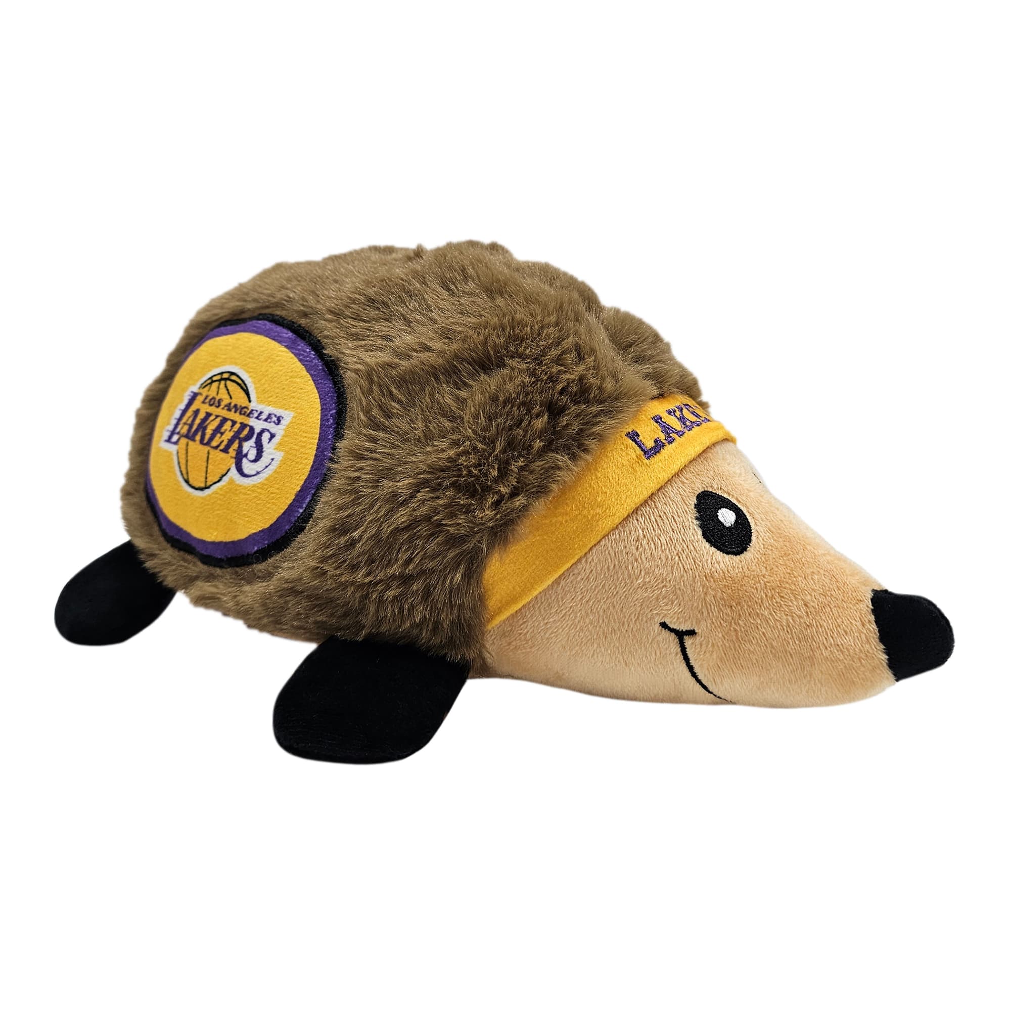 Pets First NBA LA Lakers Hedgehog Dog Toy, Medium | Petco
