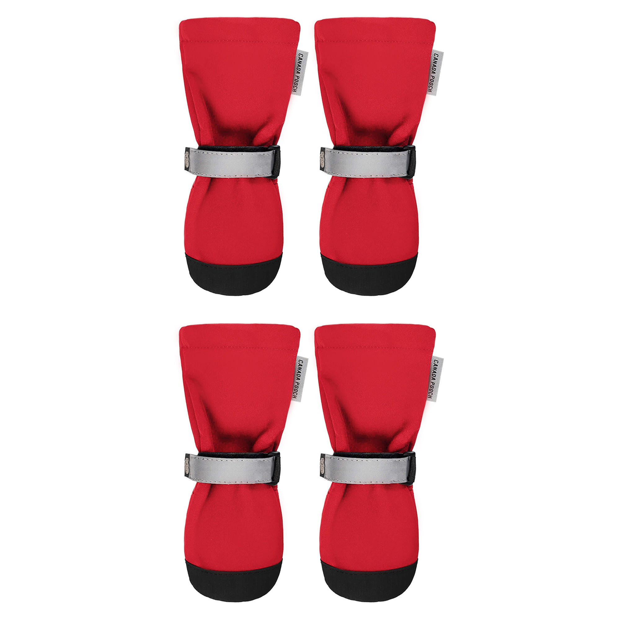 Canada Pooch Soft Shield Boots for Dogs, 1, Red | Petco