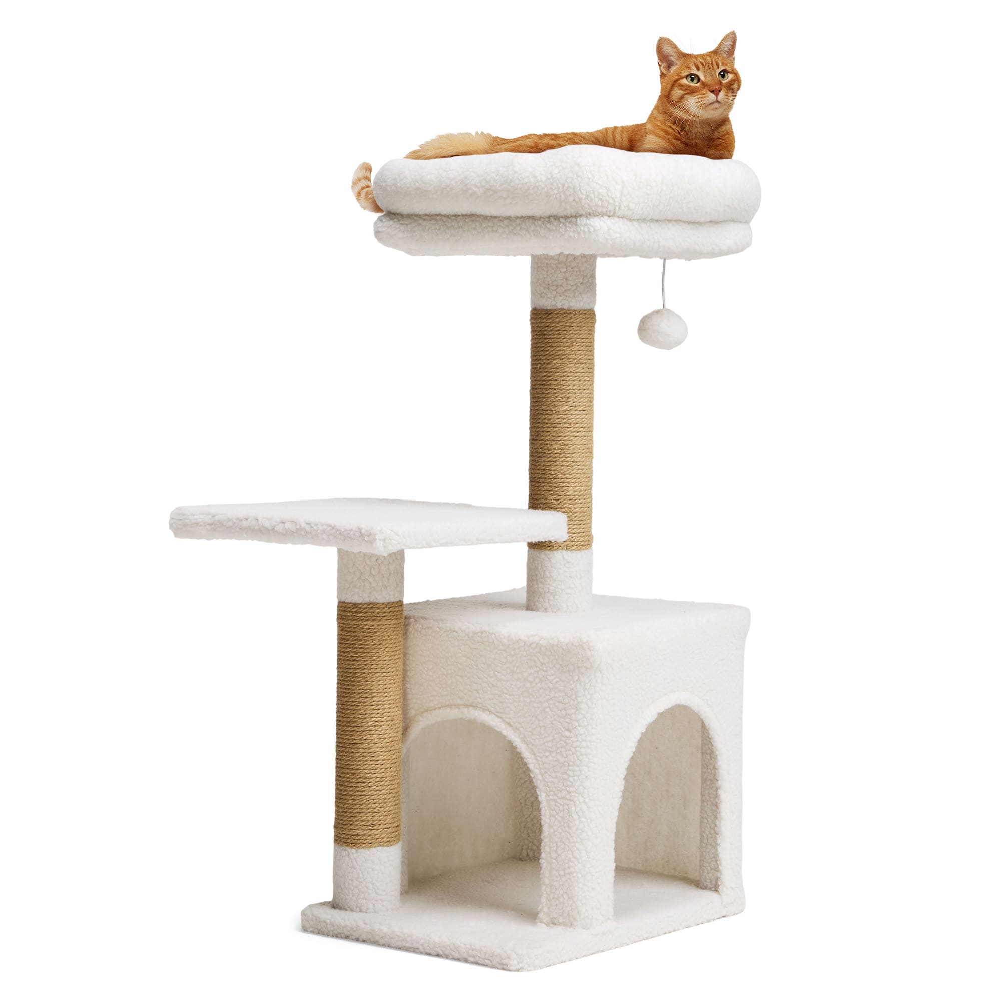 EveryYay Cozy Condo 2-Level Cat Tree, 31.9" H | Petco