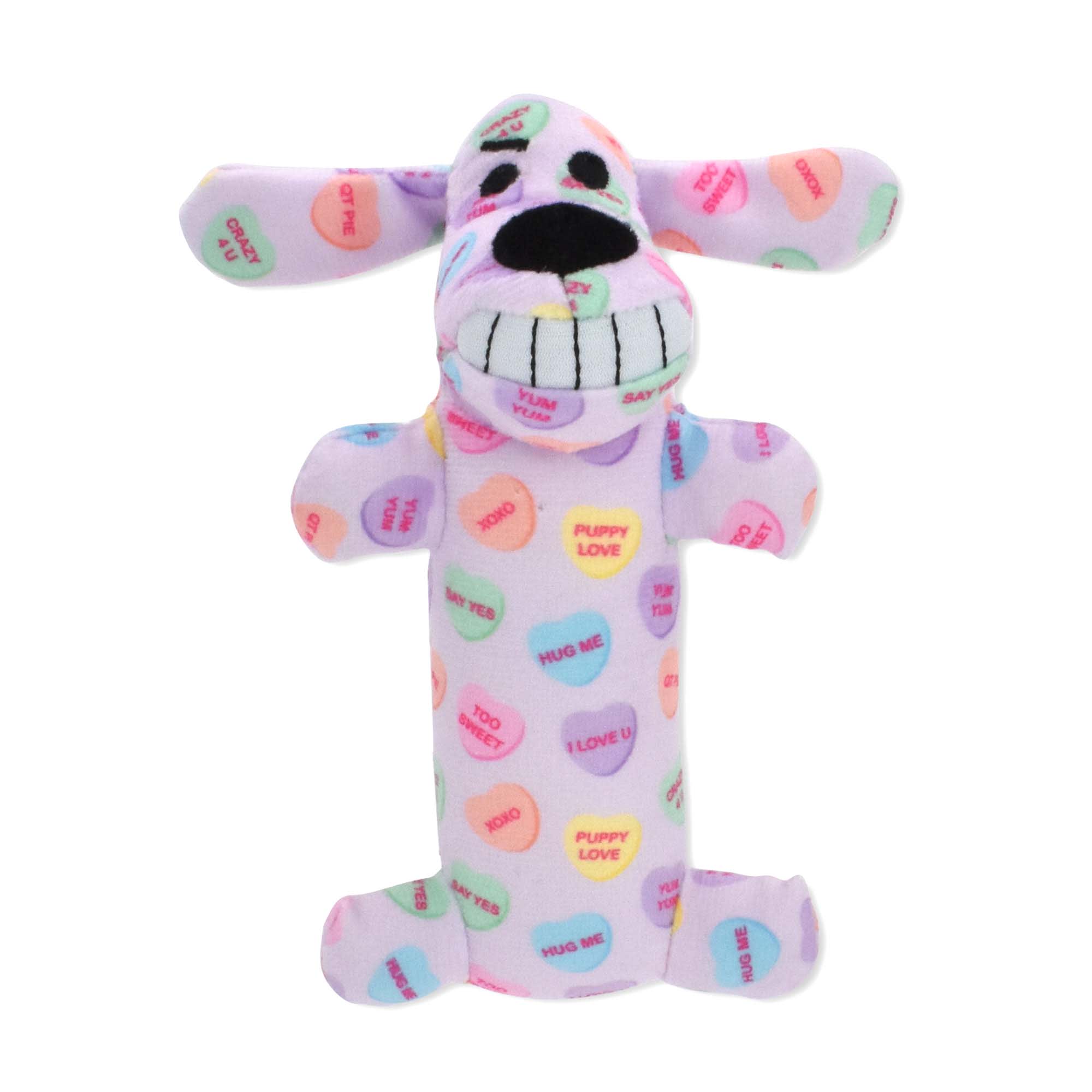 Multipet International Sweetheart Loofa Dog Toy, 6" L, Small | Petco