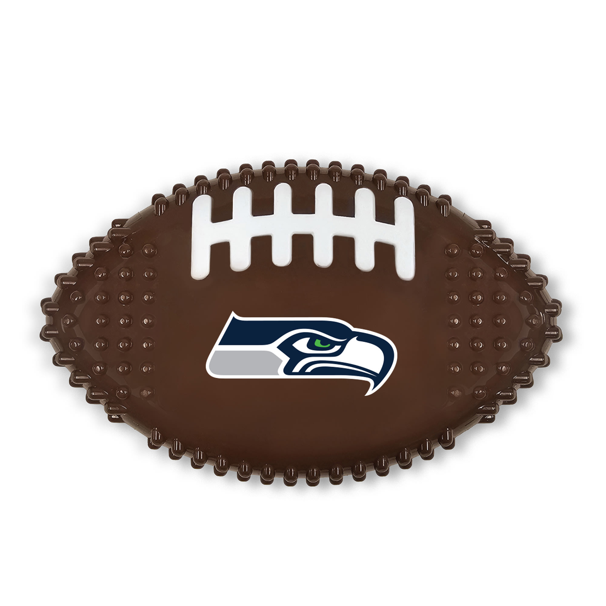 Pets First Seattle Seahawks Football Mega Chew Dog Toy, Small | Petco