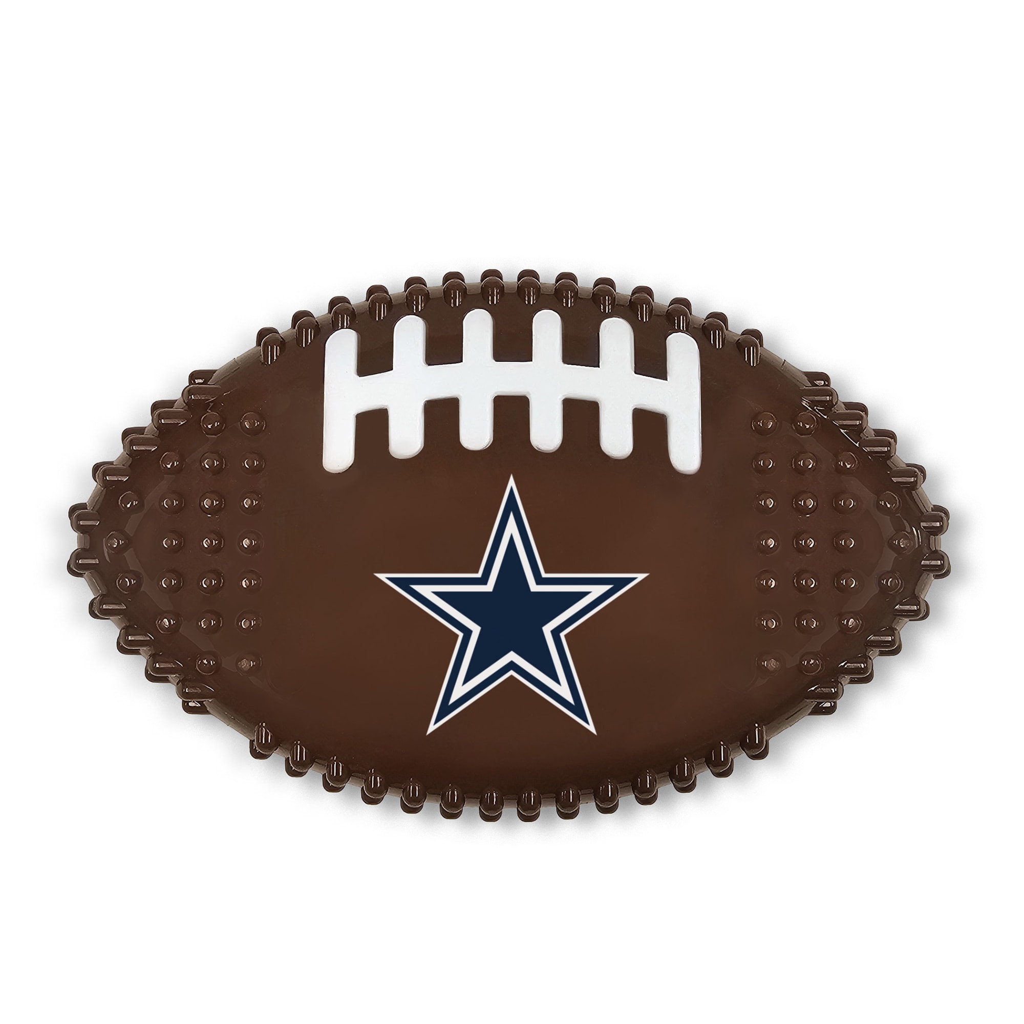 Pets First Dallas Cowboys Football Mega Chew Dog Toy, Small | Petco