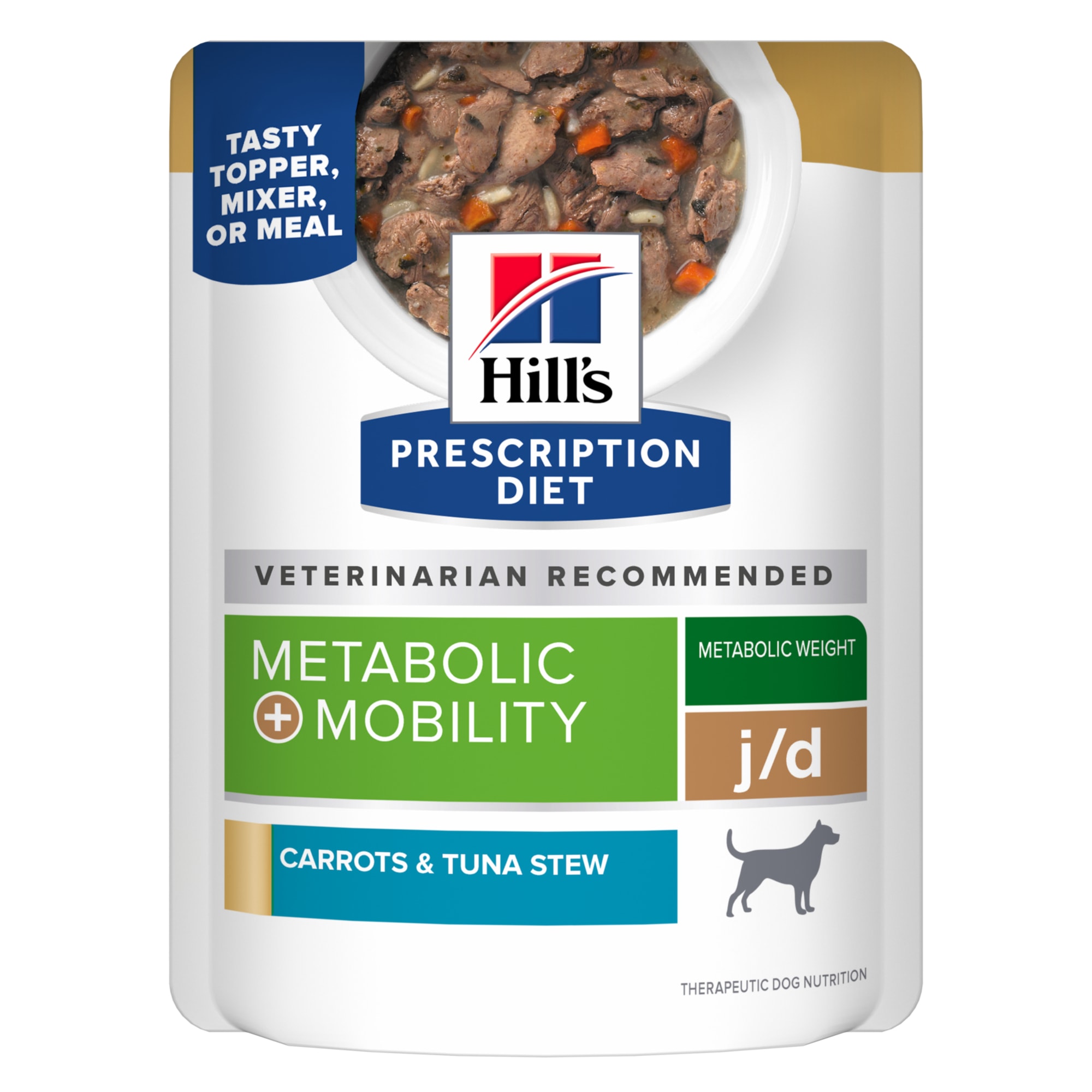 Hill's Prescription Diet Metabolic +j/d Carrot & Tuna Stew Wet Dog Food ...