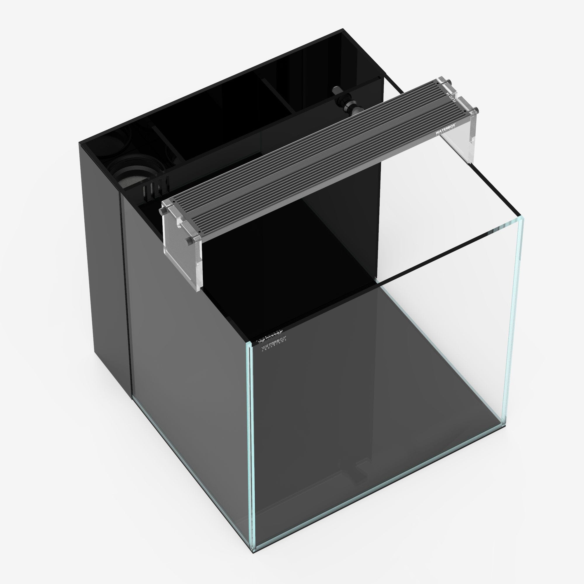 Waterbox Aquariums AIO 10 CUBE with FLED 14 Aquarium, 13.8" L X 13.8" W ...