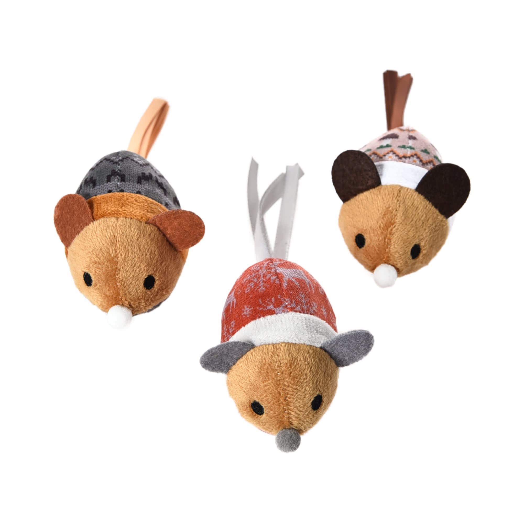 Max & Marlow Cozy Critters Mouse Cat Toy, Small | Petco
