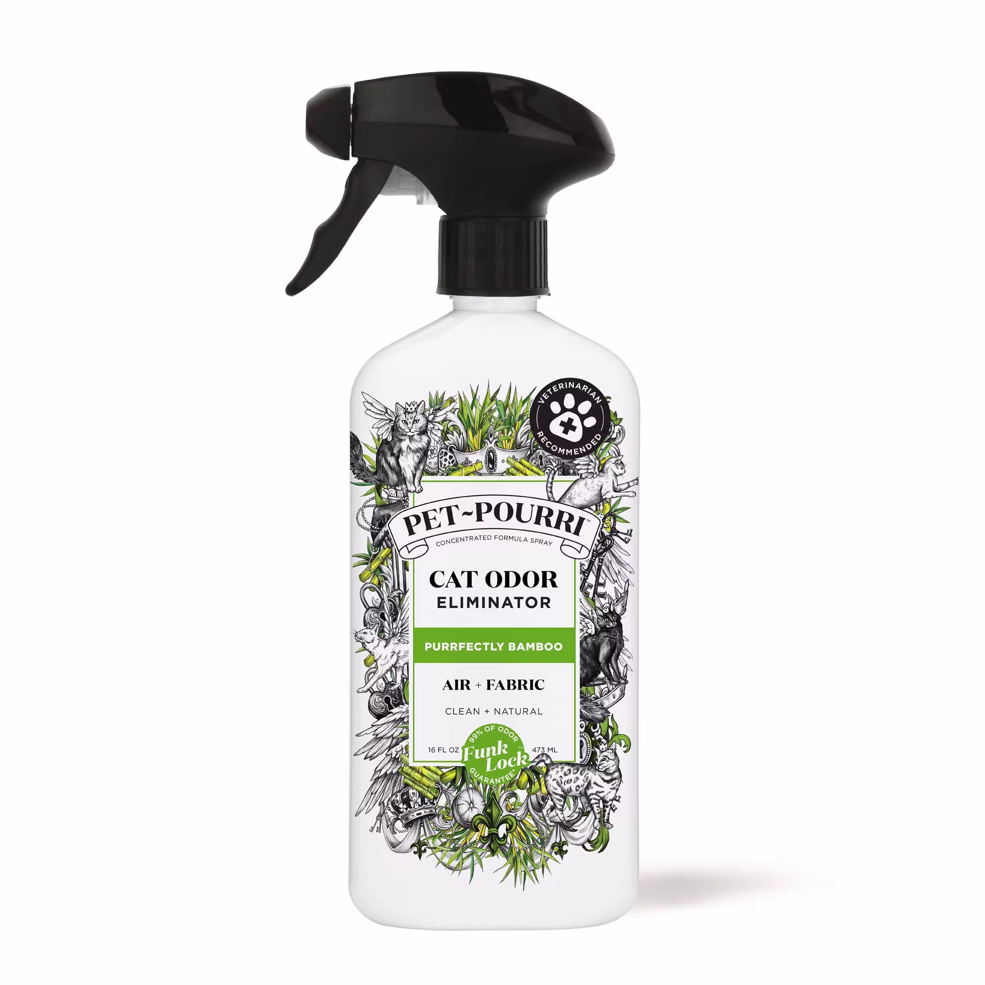 Pet-Pourri Smell Ya Litter Box Odor Eliminator Spray for Cats, 16 fl ...