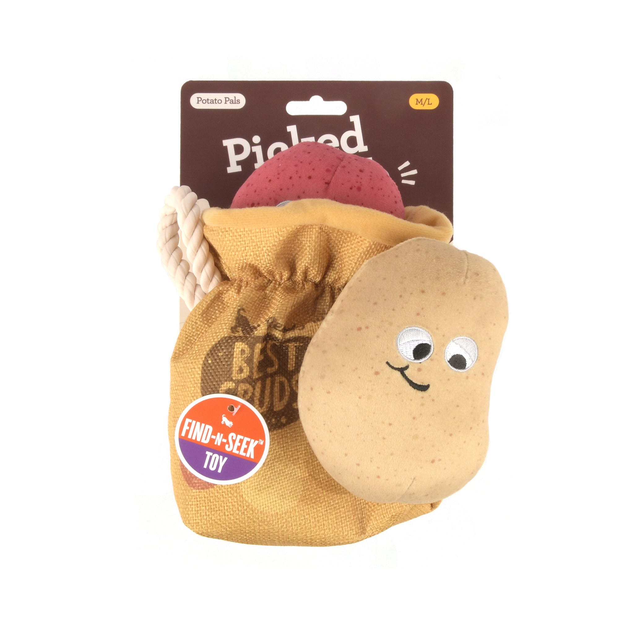 P.L.A.Y PET LIFESTYLE Potato Pals Dog Toy, Medium | Petco