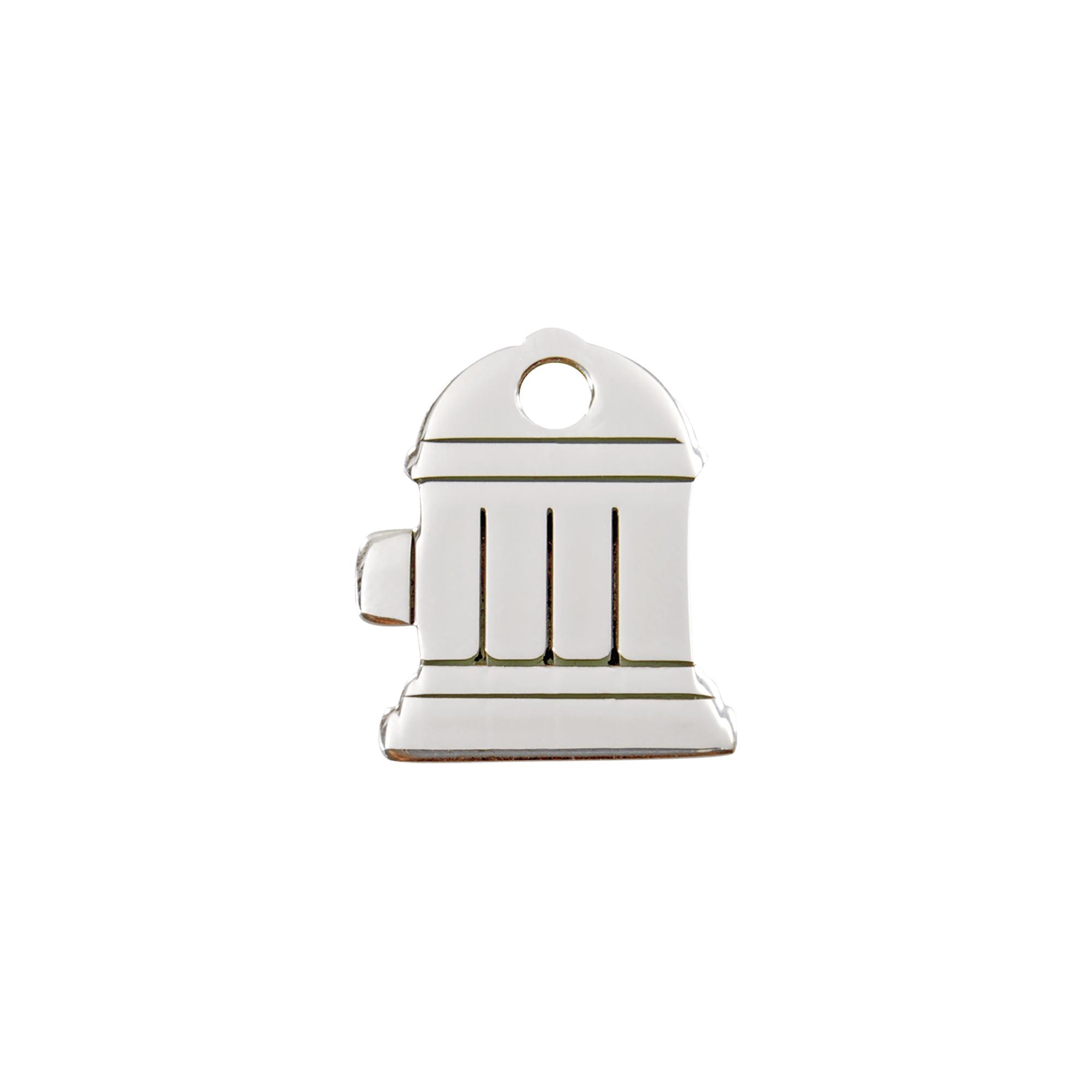 Red Dingo Flat Stainless Steel Fire Hydrant Personalized Engraved Pet ...