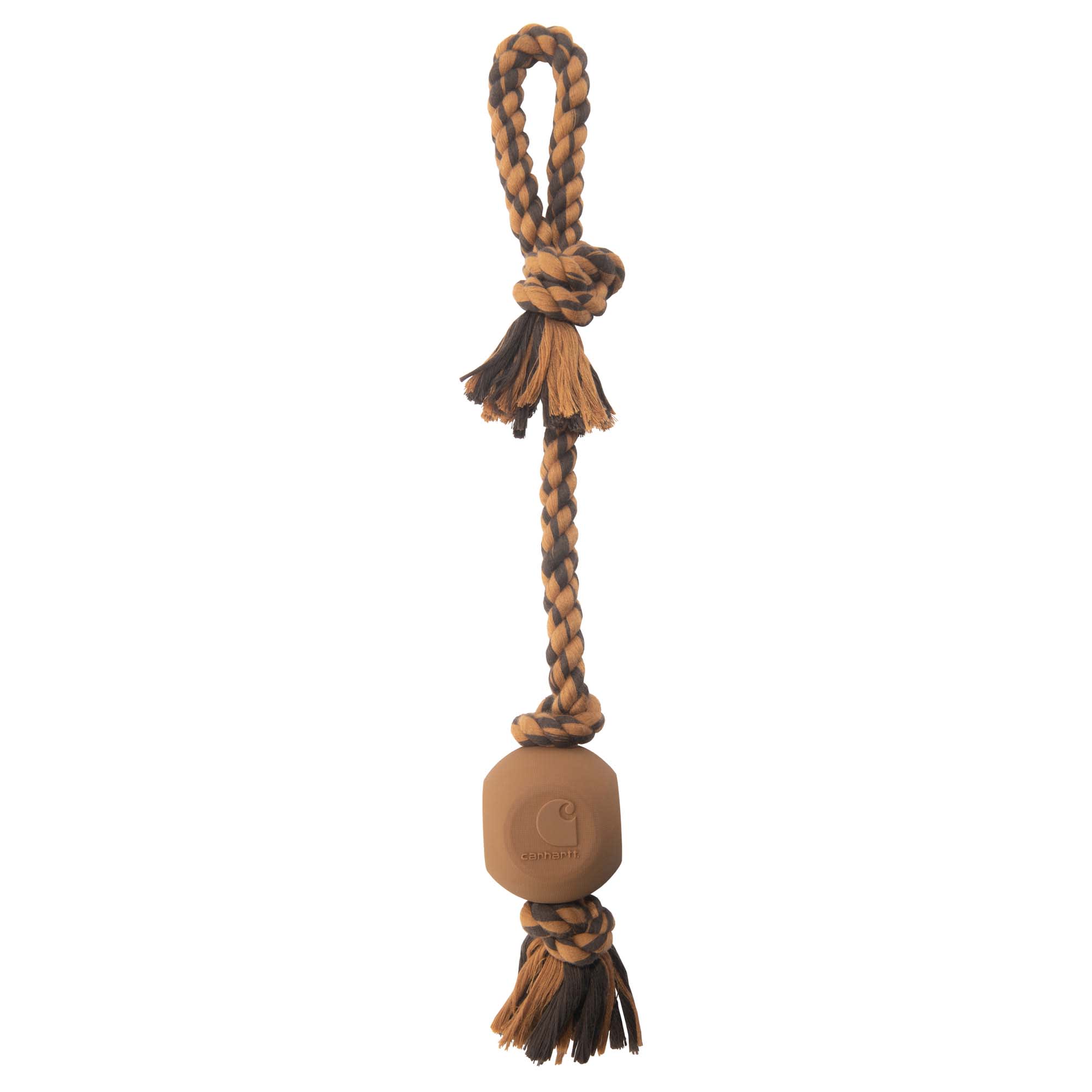 Carhartt Rubber Ball Dog Rope Pull | Petco