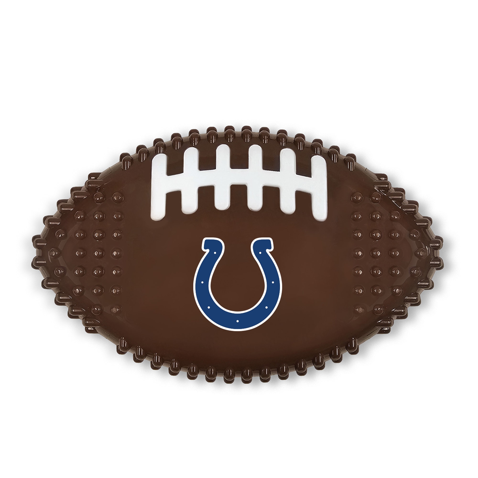 Pets First Mega Chew Indianapolis Colts Football Dog Toy, Small | Petco