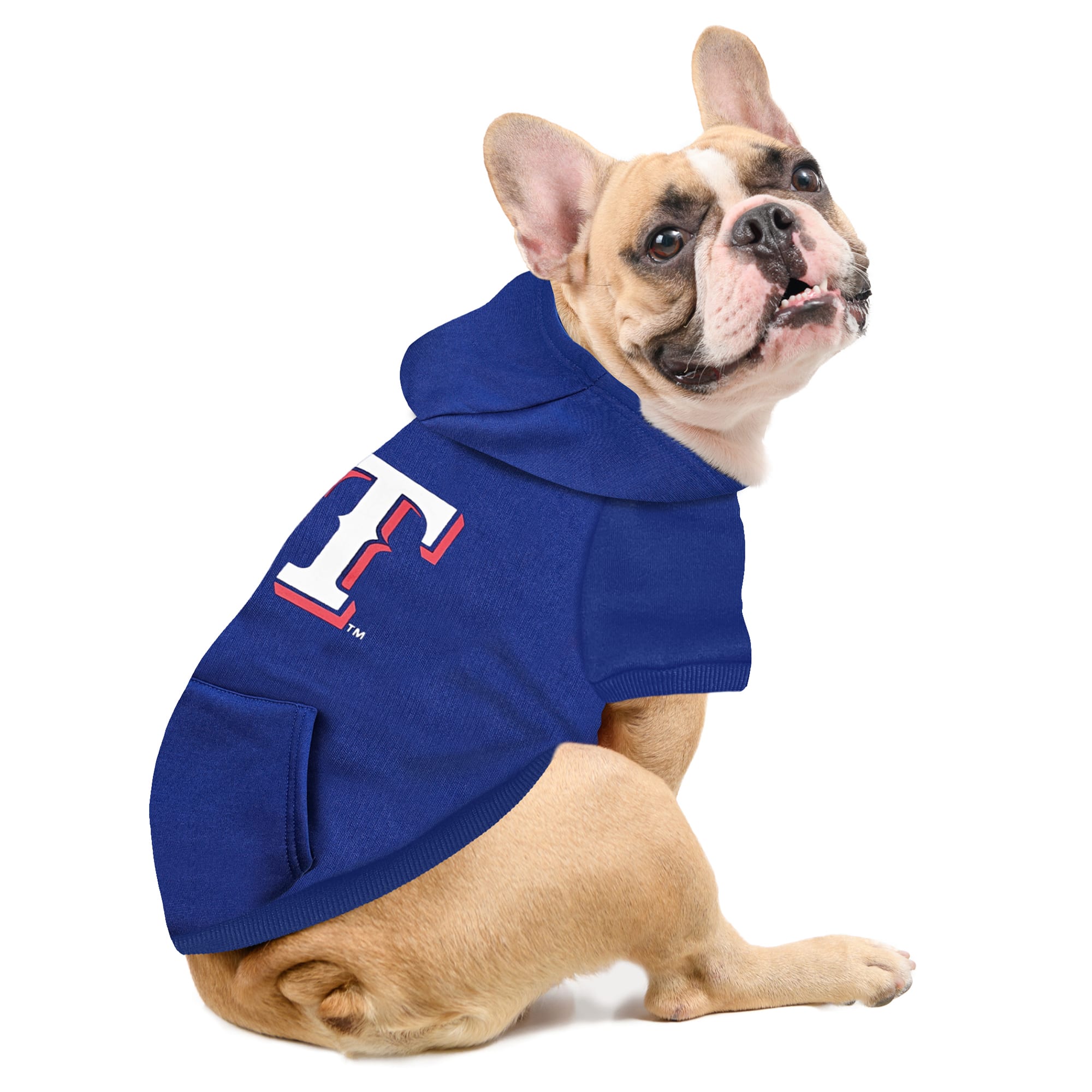 Pets First MLB American League Hoodie Sweatshirt for Dogs, Small, Texas ...