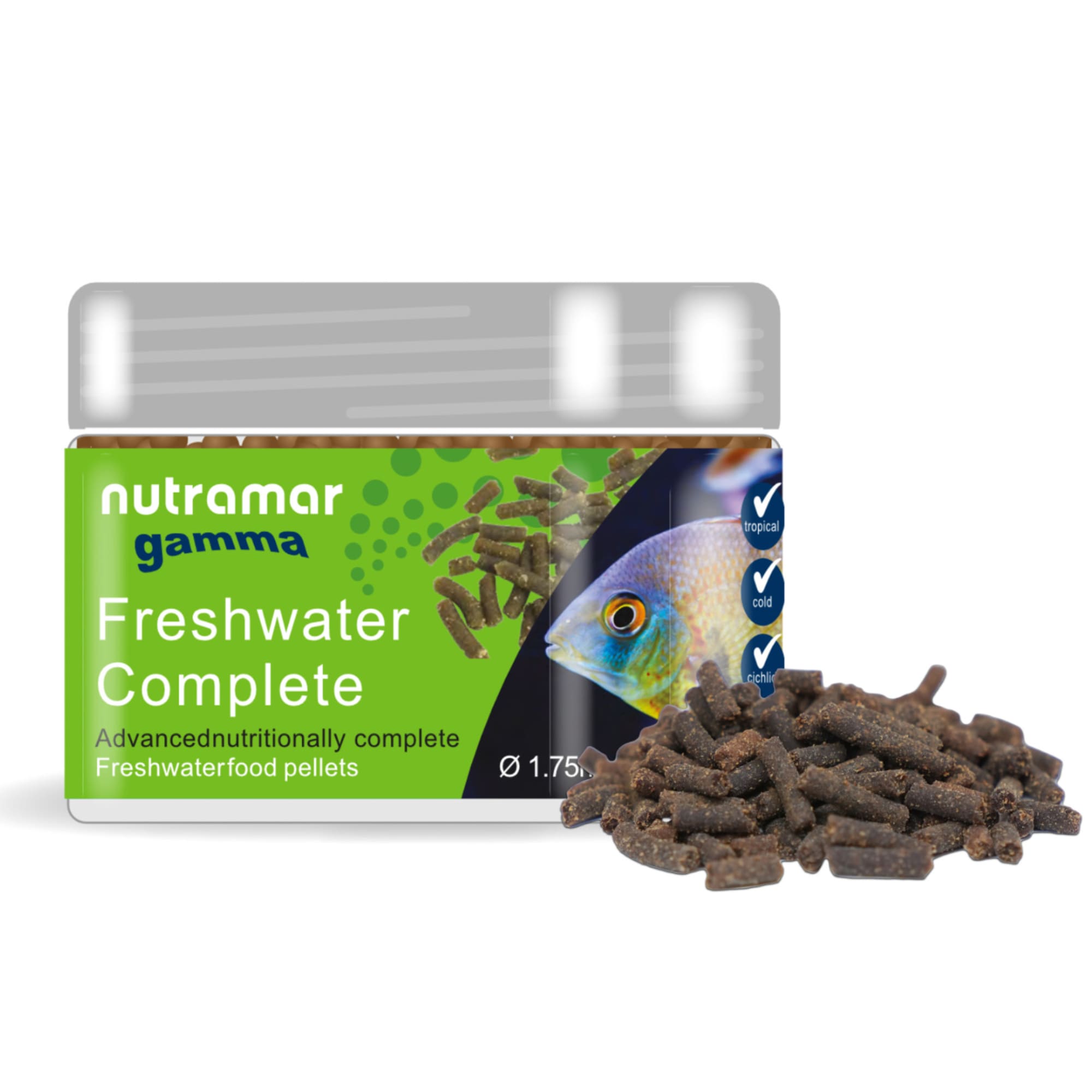 Nutramar Freshwater Complete Pellets, 70 GRAM | Petco