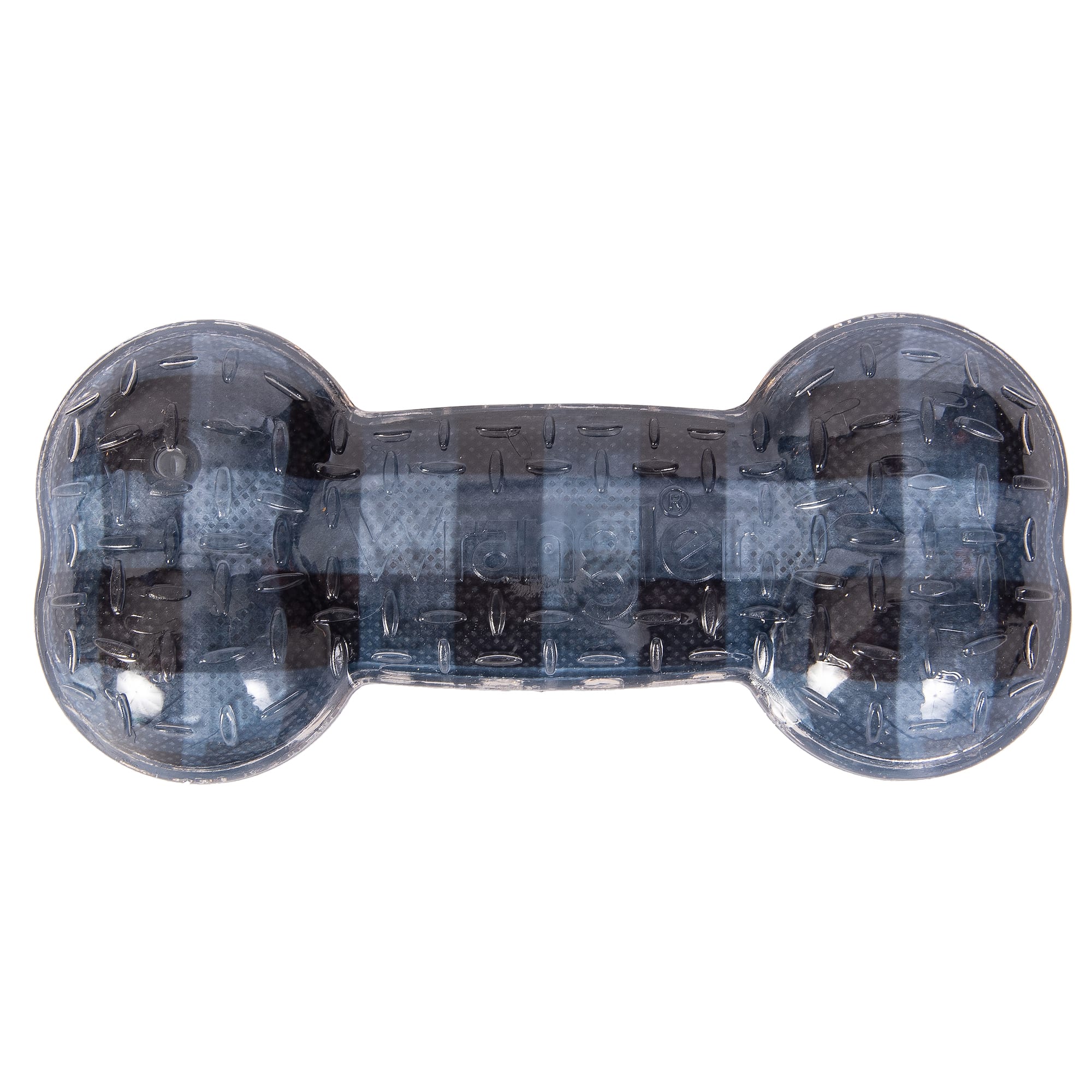 Wrangler Blue Embossed Logo Printed TPR Bone Dog Toy, Medium | Petco