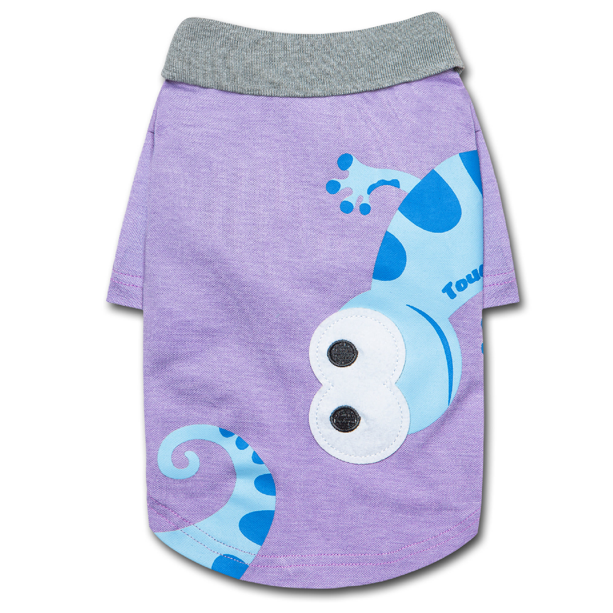 Touchdog 'Arubark' Caribbean Style Dog Polo T-Shirt, Purple, Small | Petco