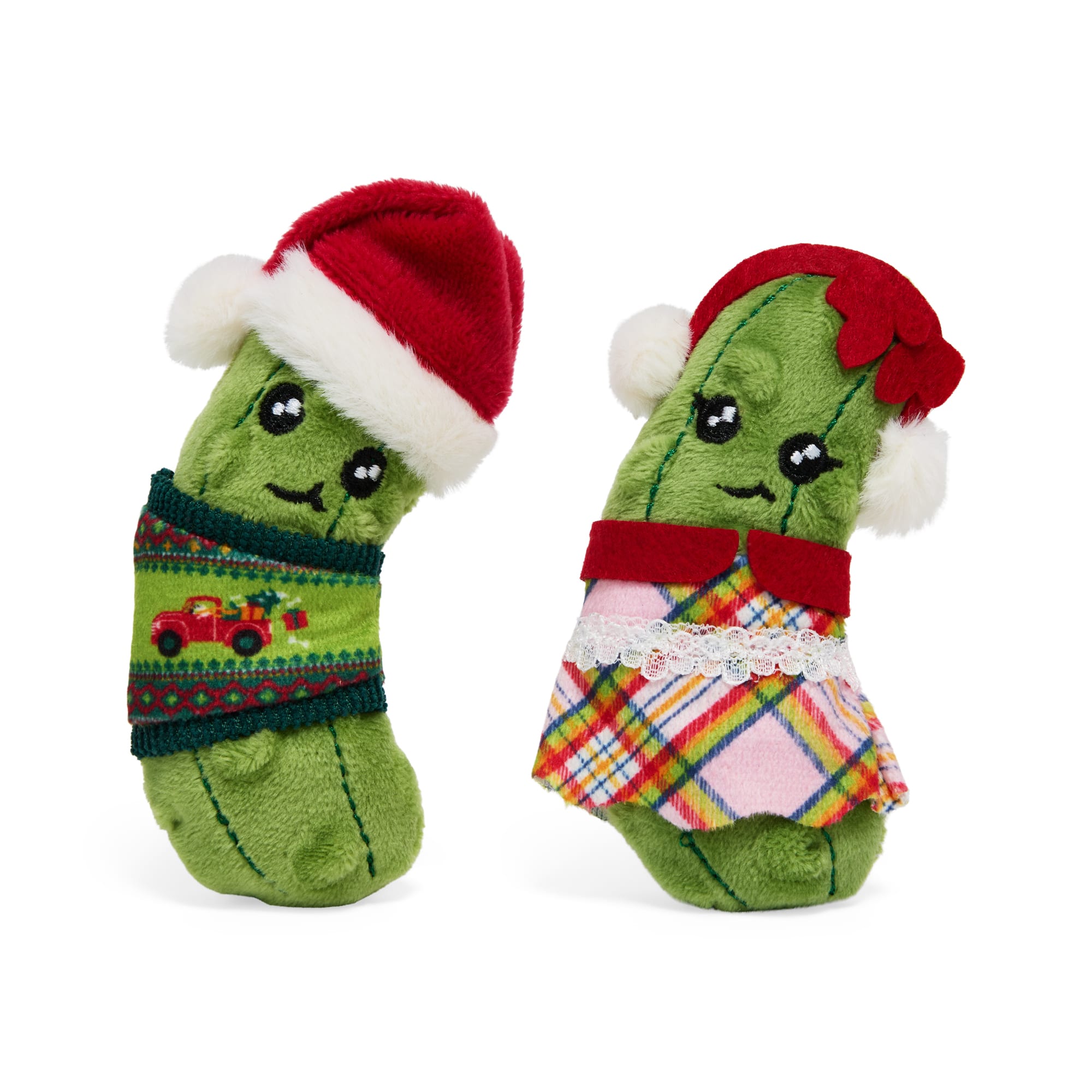 Merry Makings Holiday Pickles Cat Toy Set, X-Small, Pack 2 | Petco